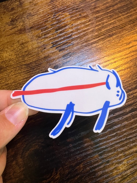 Josh Allen Logo Sticker - Etsy