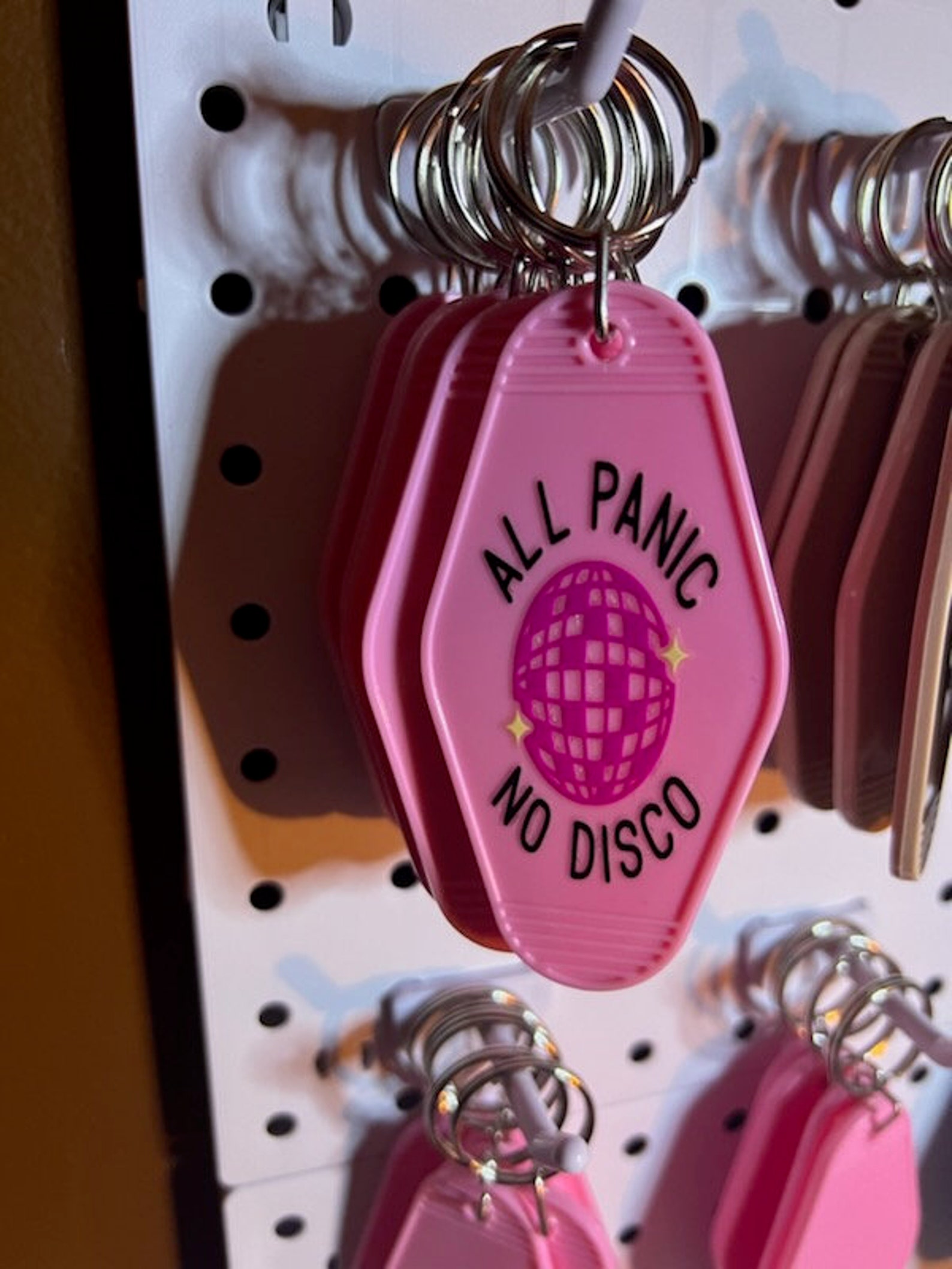 All Panic No Disco Motel Keychain - Personalized Retro Style - Etsy