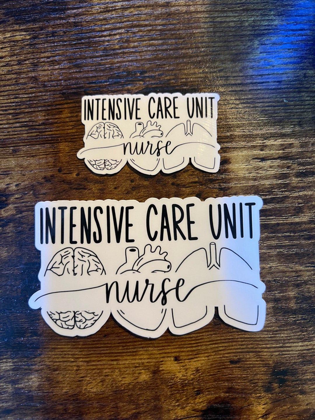 ICU Nurse Sticker - Etsy