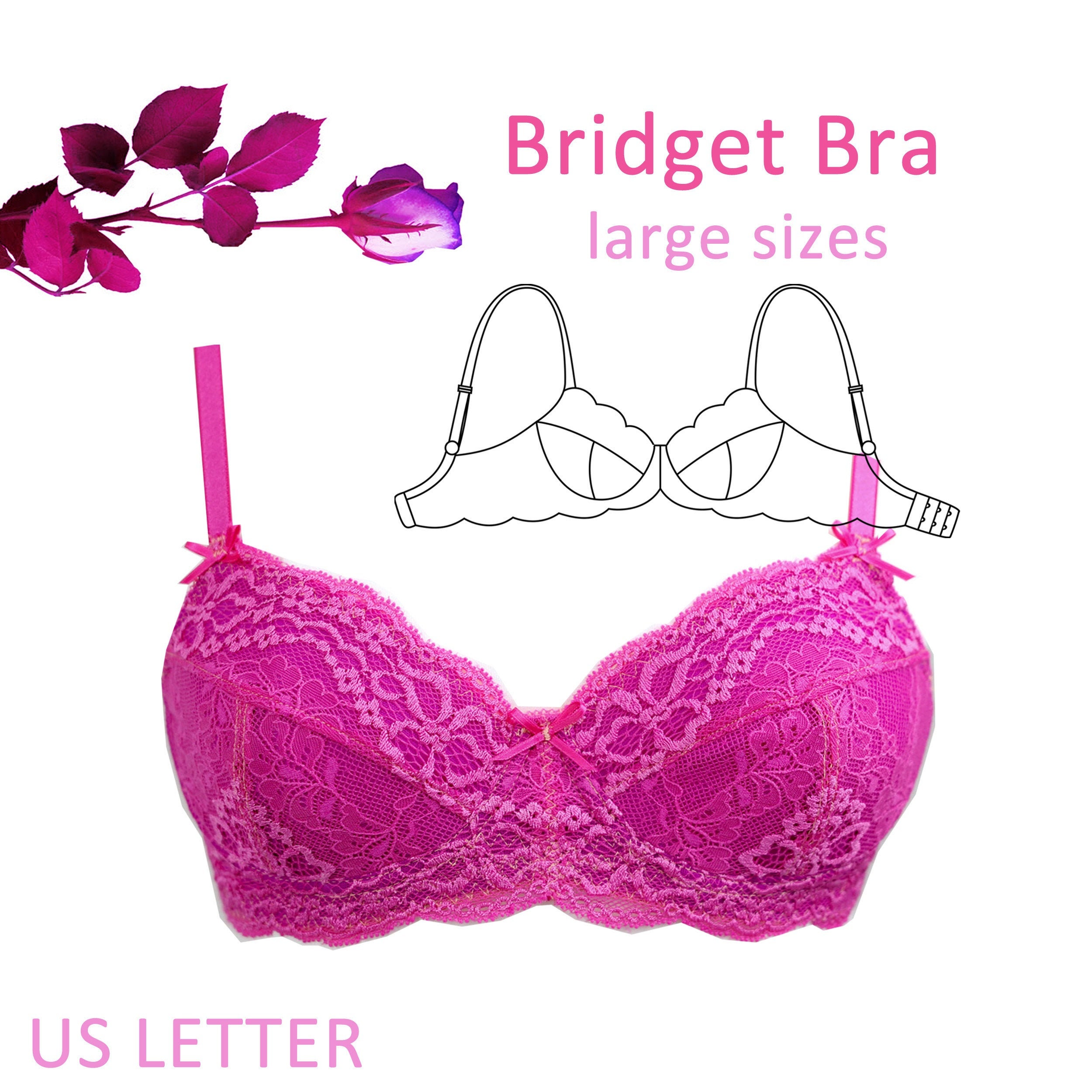 Craft Supplies & Tools Sewing & Fiber PDF lingerie sewing pattern Bra ...