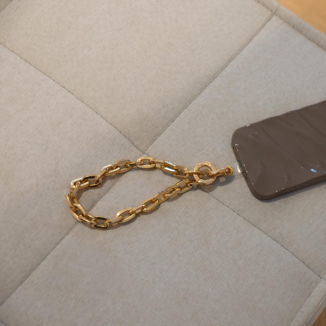 Universal Phone Rope & Chunky Gold Wristlet | Samsung | Interchangeable ...