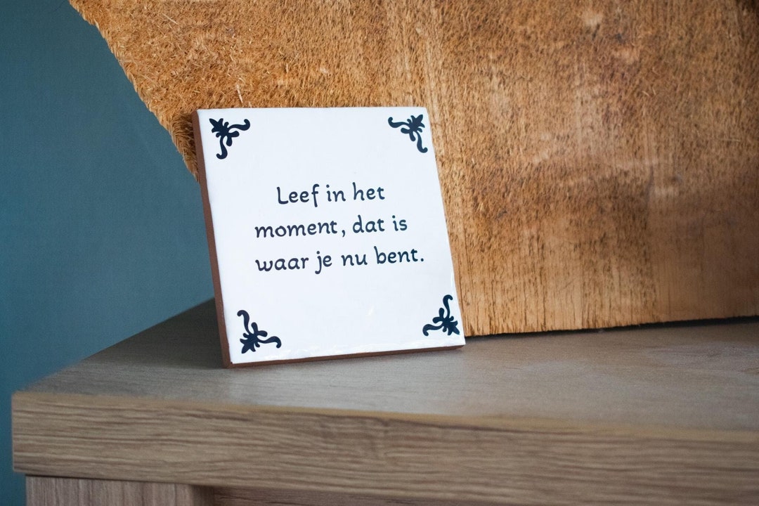 Quotes on a White Tile, 12 Types of Sayings, Saying on Tile, Tile With ...