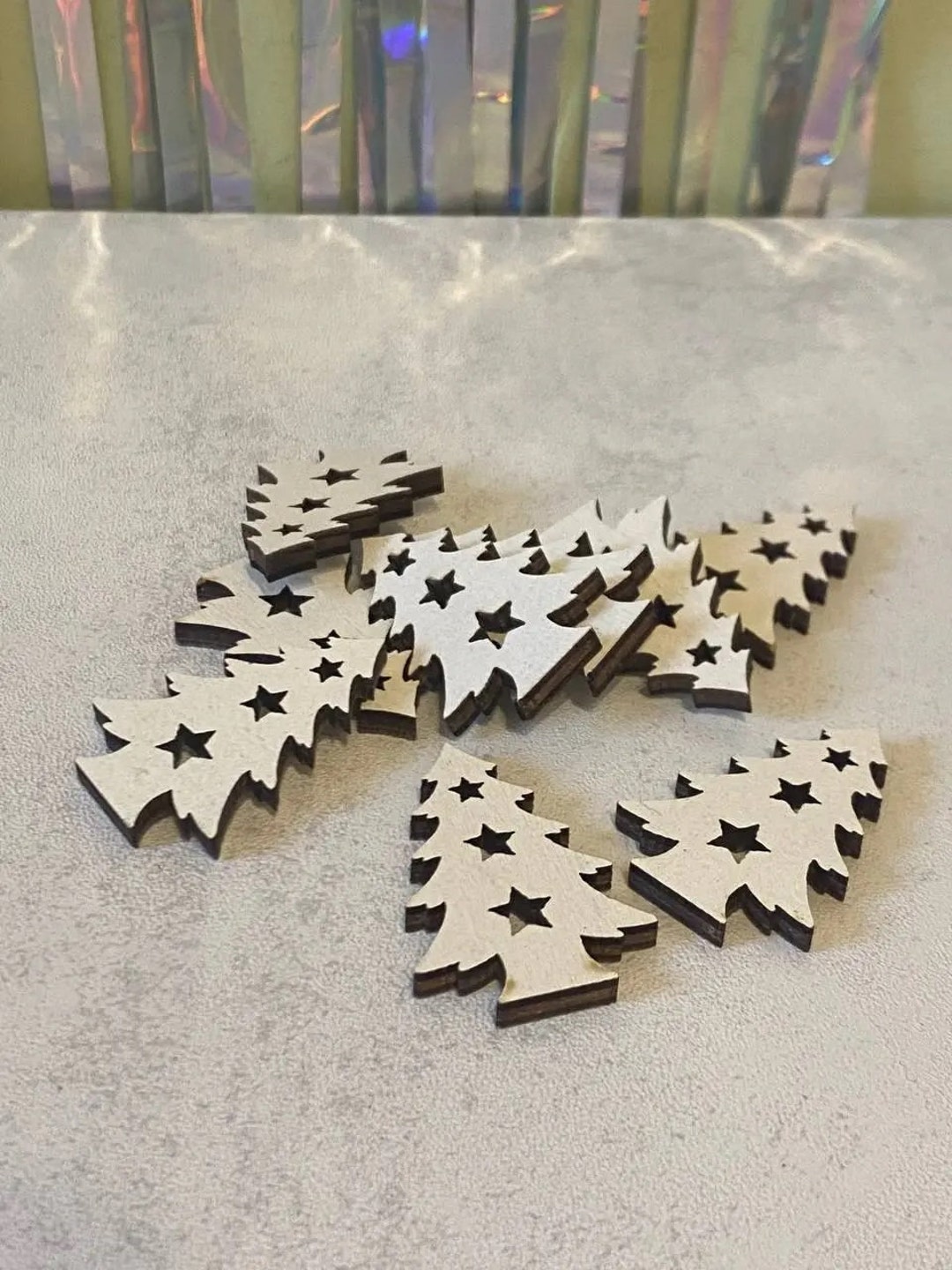 Mini-decor Supplement Wooden christmas Tree - Etsy