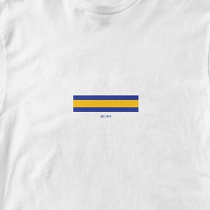 Leeds United Stripe T Shirt - Etsy