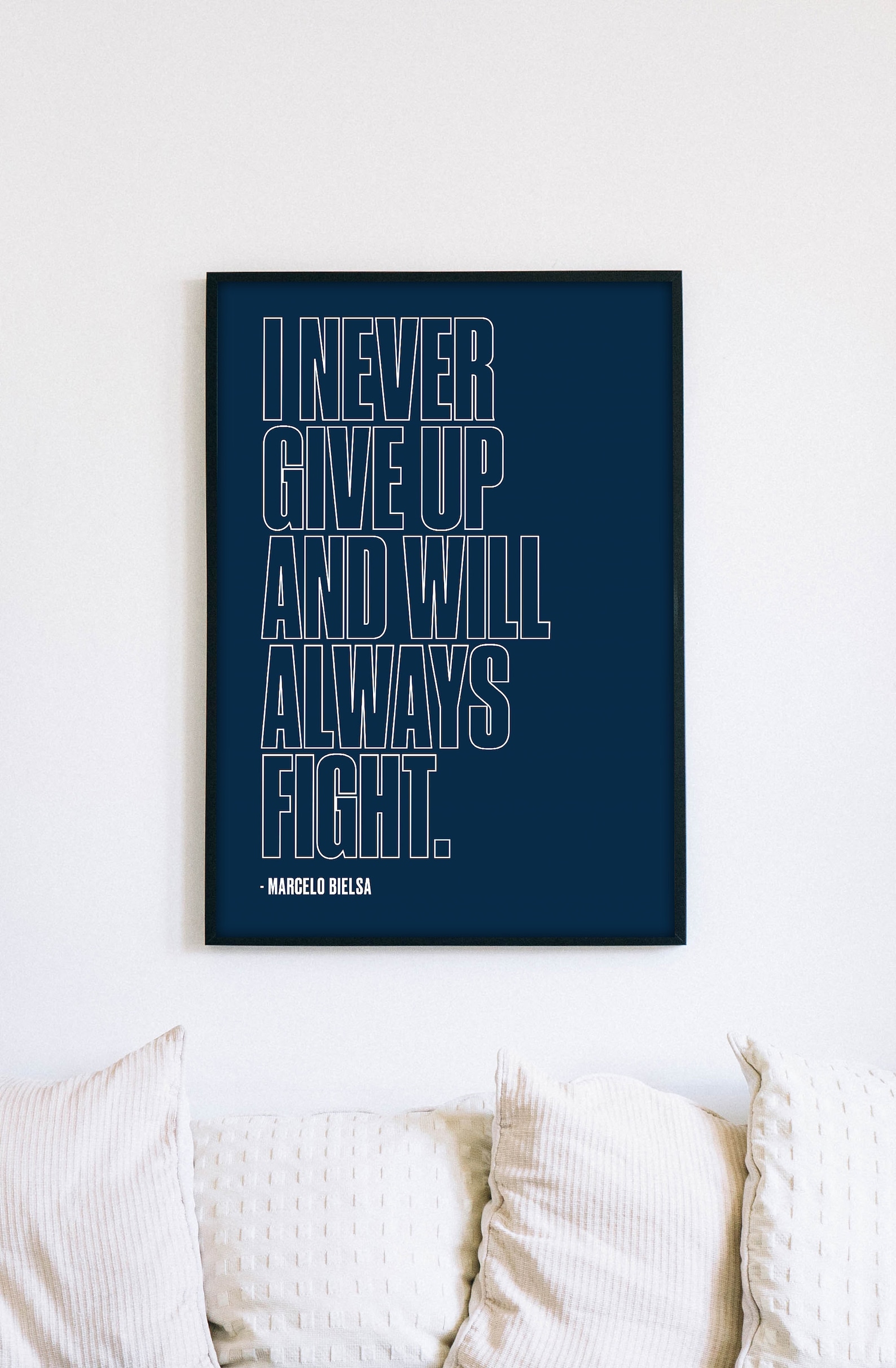 Leeds United Marcelo Bielsa Quote Poster LUFC | Etsy