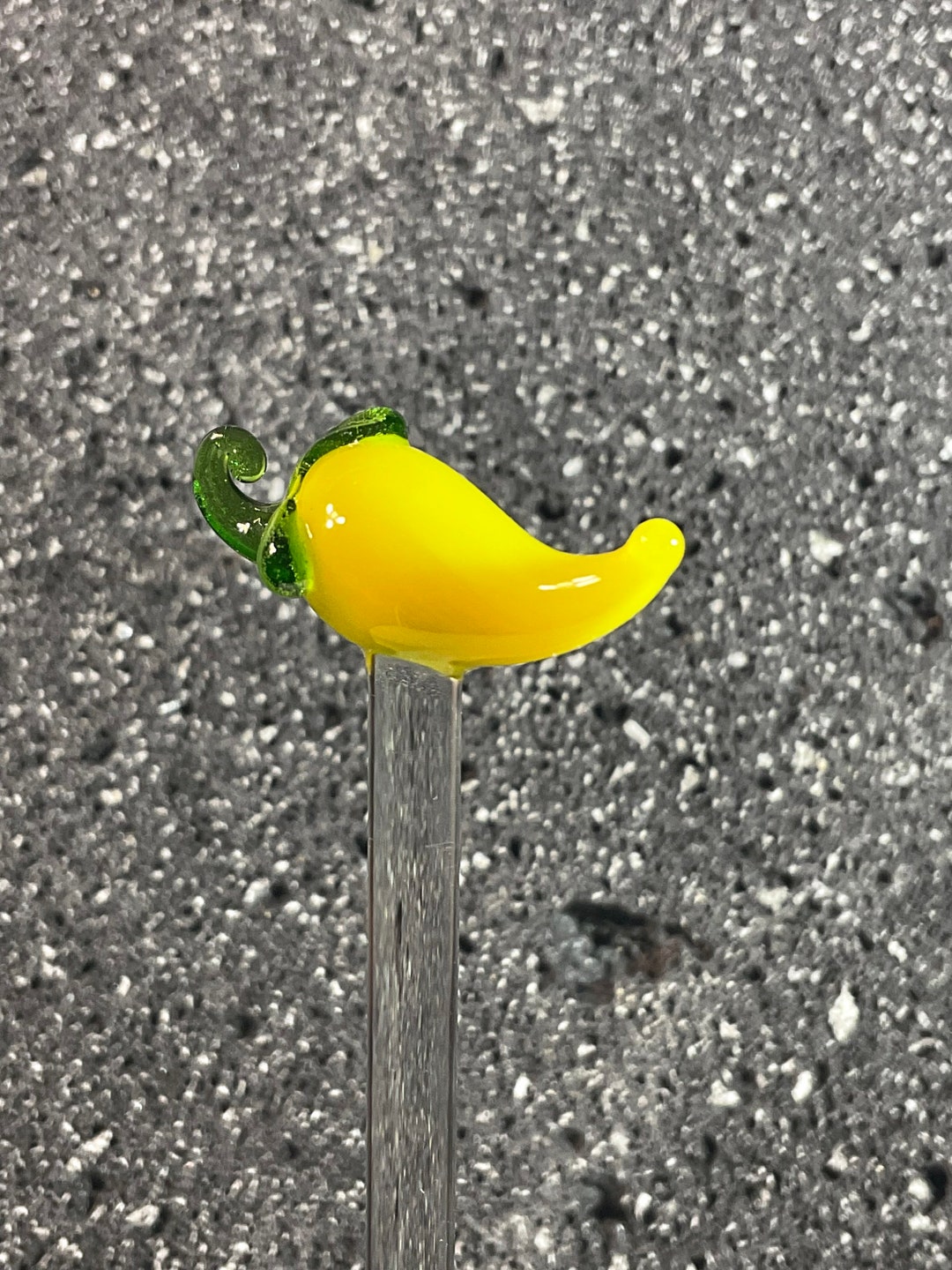 Set of 6 Colorful Glass Cocktail Stirrers, Blown Glass/ Great for Your ...