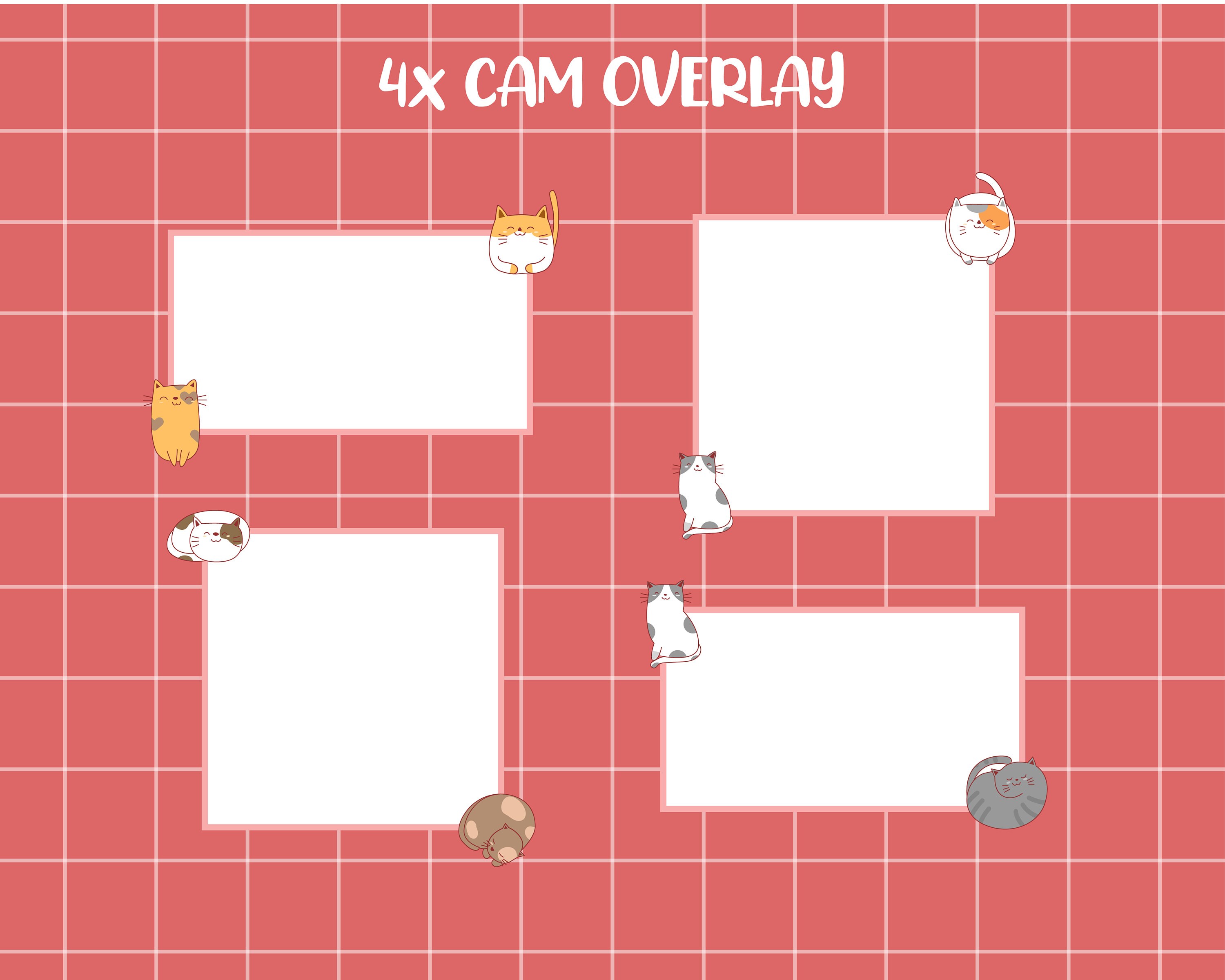 Cute Cat Full Stream Package - Animated Screen - Transition Video ...