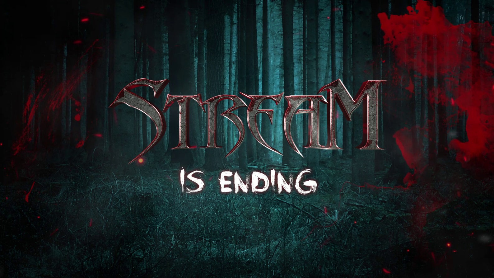 Horror Movie Animated Stream Screen / Stream is Starting / Be Right ...