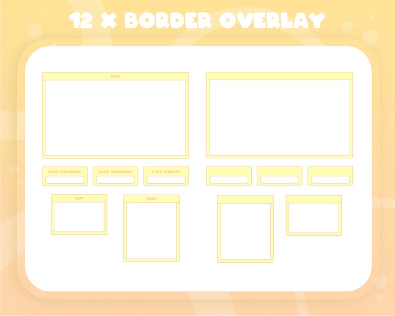 Twitch Yellow Full Stream Package - Animated Transition Video - Overlay ...