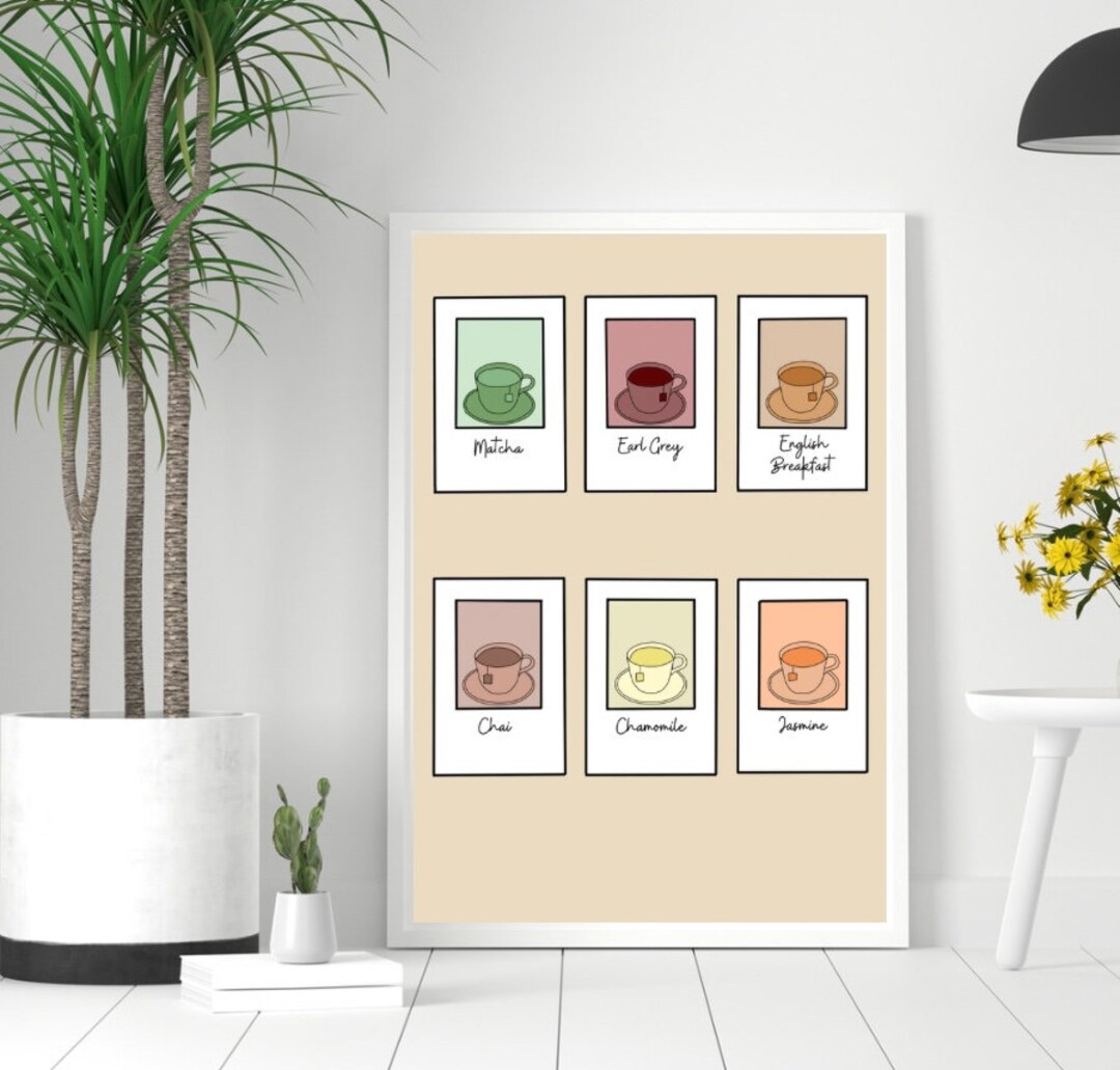 Classic Tea Guide Collection Art Print Tea Artwork Tea Art - Etsy