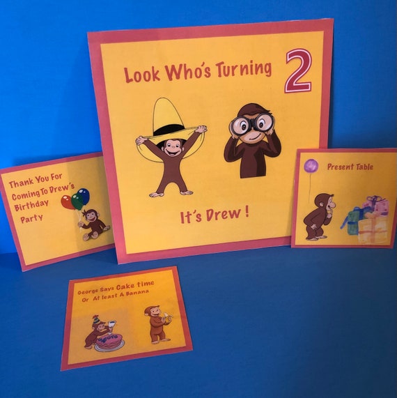 Curious George Birthday Party