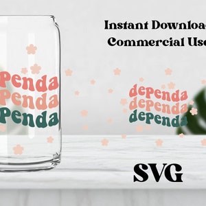 Dependa SVG, Military Wife, Dependapotamus, 16oz Cup, Cricut Cut File ...