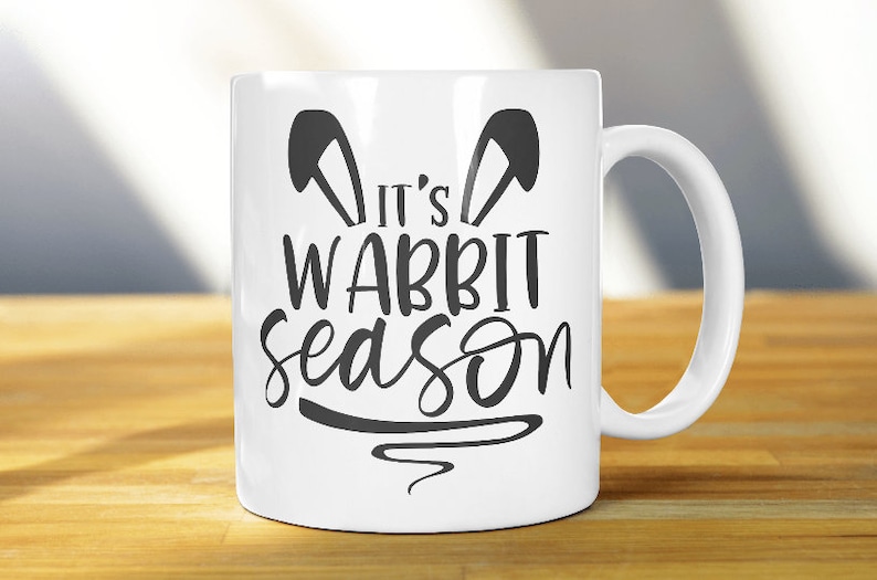 It's Wabbit Season SVG, Cute Easter Quotes, Wabbit Season, Png, Eps ...
