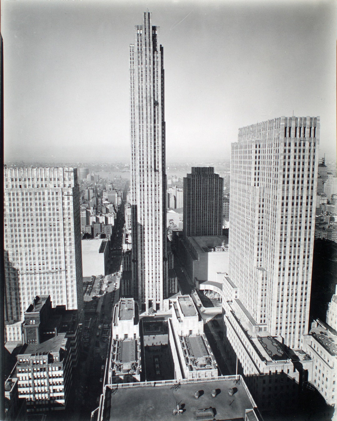 Rockefeller Center Photo by Berenice Abbott | Vintage Fine Art ...