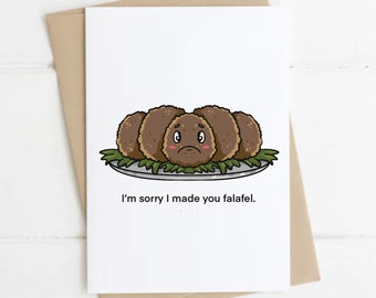 Falafel Card - Etsy