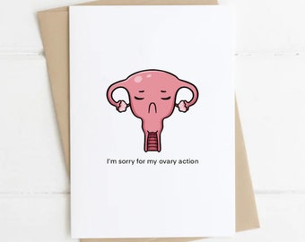 Funny Ovary Card - Etsy