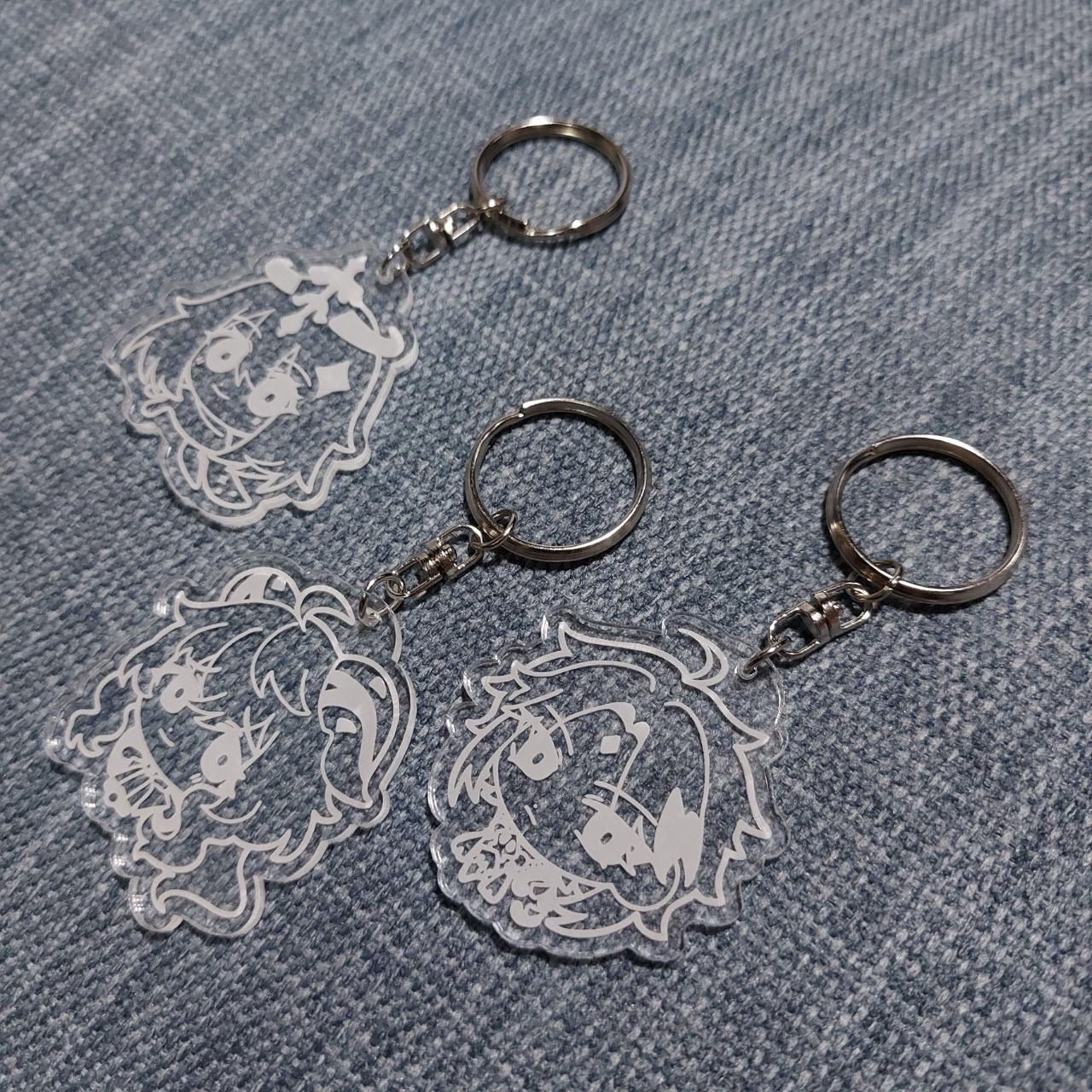 Genshin Impact Acrylic Keychains 5 Star Characters - Etsy