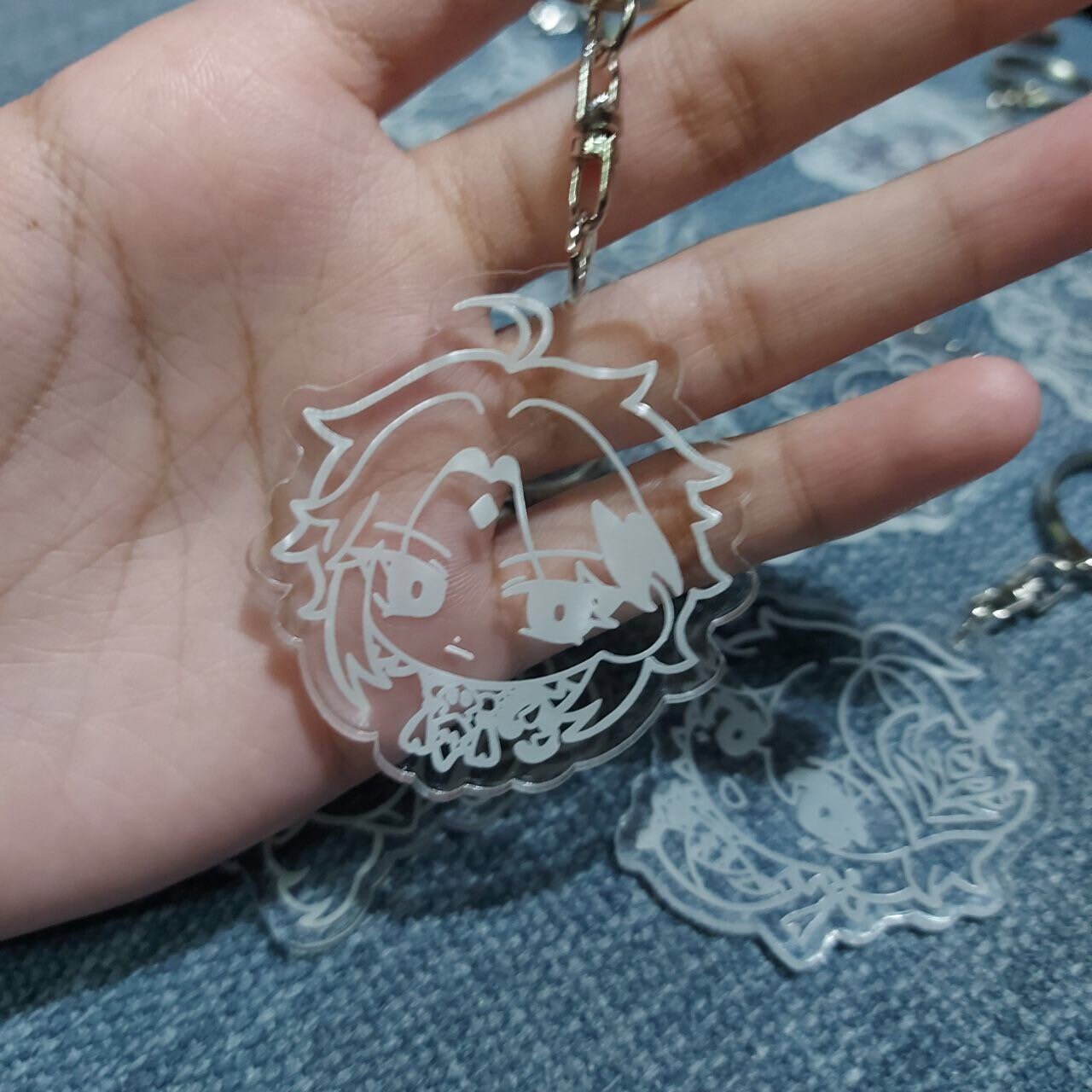 Genshin Impact Acrylic Keychains 5 Star Characters - Etsy