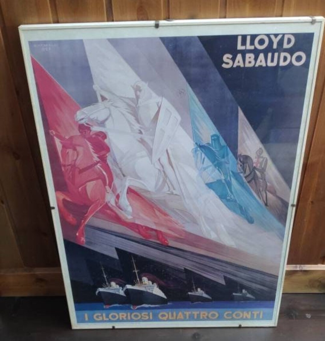 Italian PRINT LLOYD SABAUDO Collection Design Industry Vintage ...