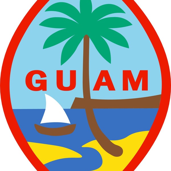 Guam Seal Decal - Etsy