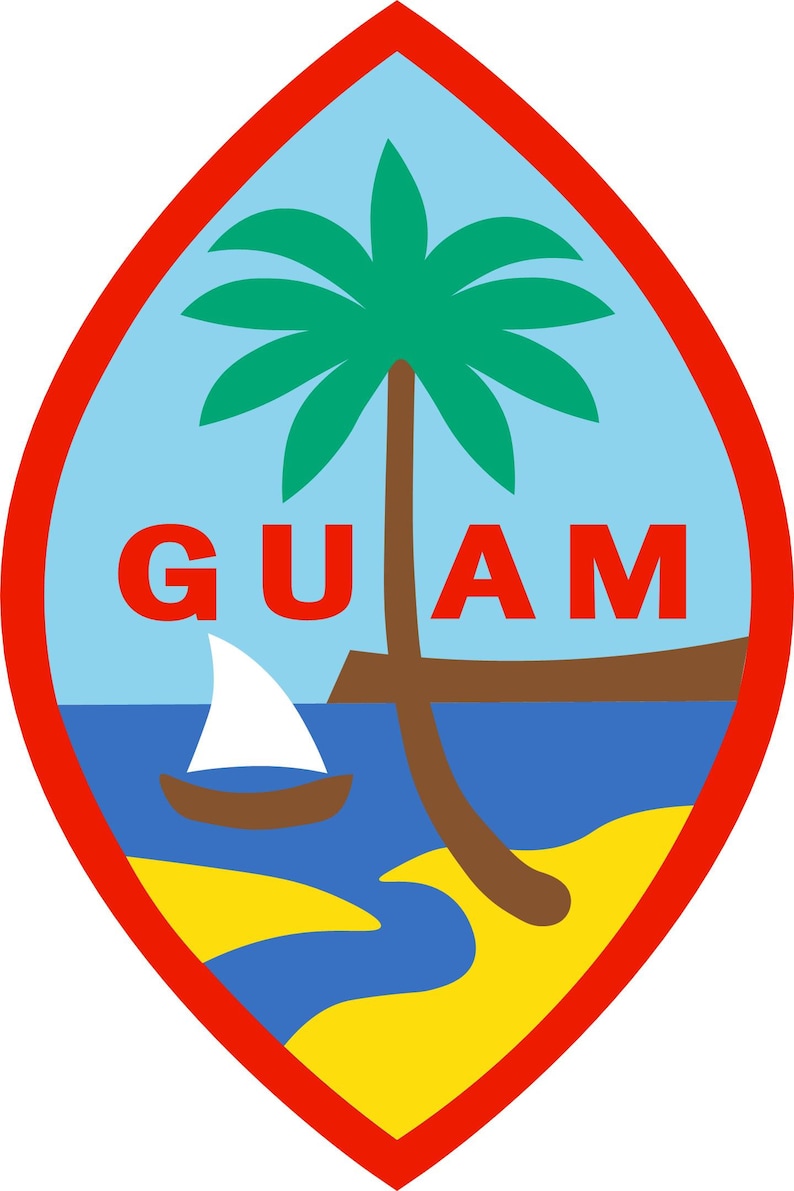 Guam Seal SVG, Digital, Vector, Clipart, Instant Download - Etsy Canada