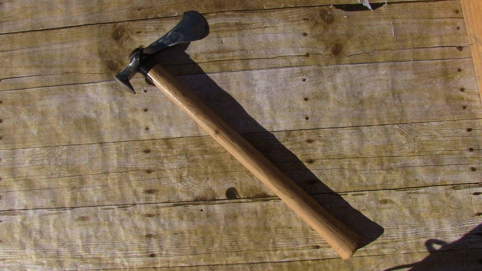 Hand Forged Blacksmith Rail Road Spike Tomahawk with Leather | Etsy
