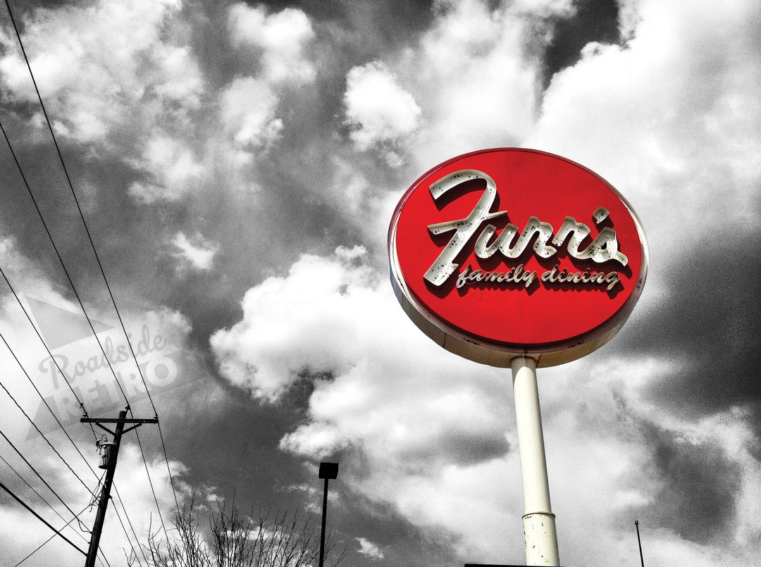 Furr's Cafeteria Vintage Neon Sign Fine Art Print Signed and Matted - Etsy