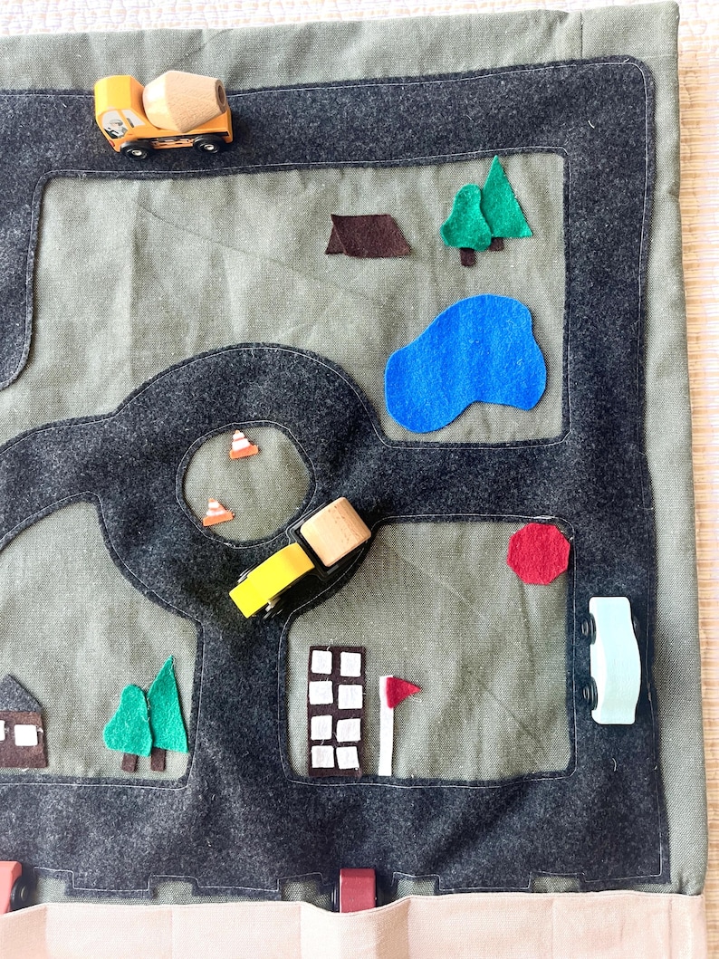 Beginner Friendly Rollup Road Mat for Toddlers Sewing Pattern With ...