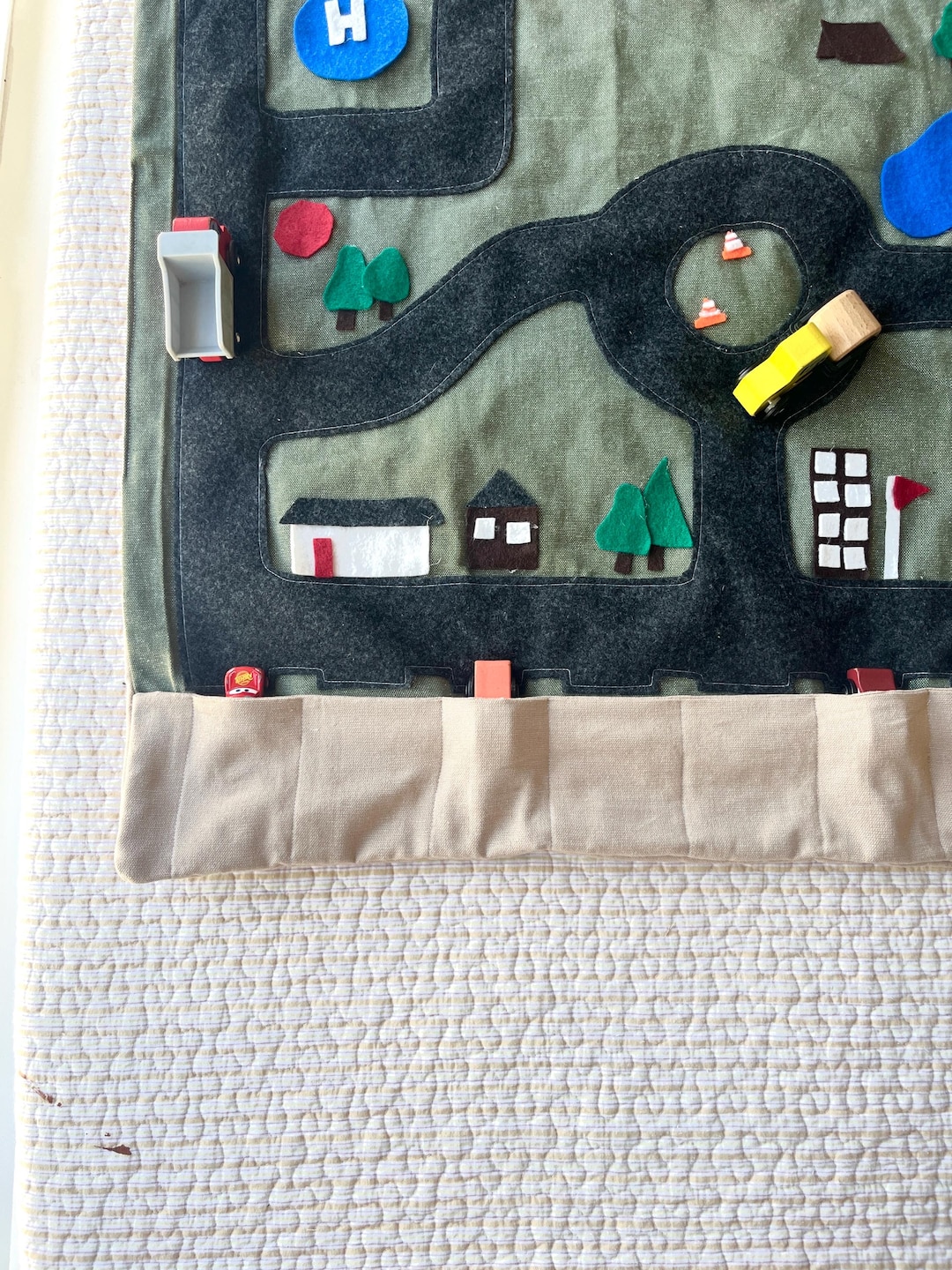 Beginner Friendly Rollup Road Mat for Toddlers Sewing Pattern With ...