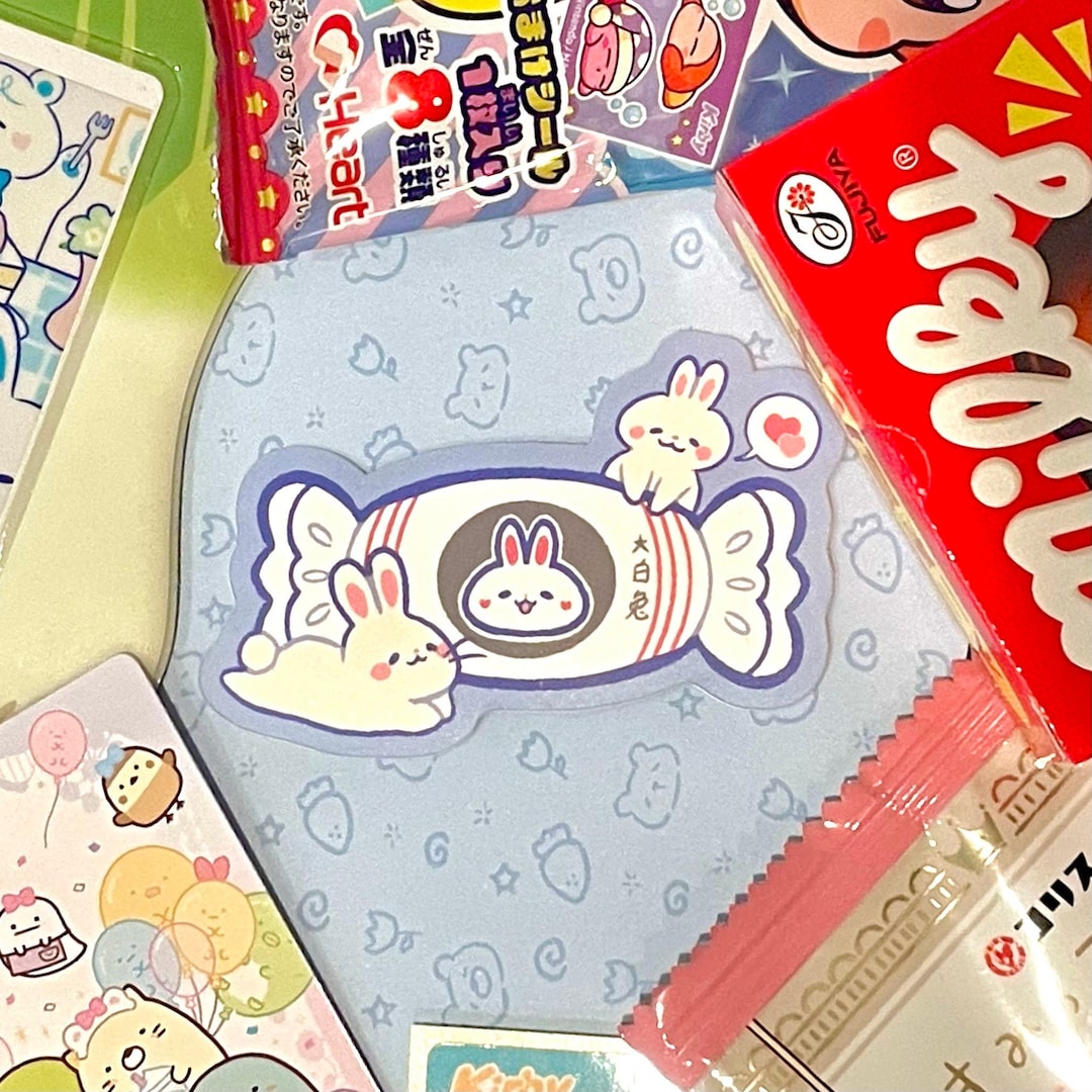White Rabbit Candy Sticker 2.0 Cute White Rabbit Candy Laptop Sticker ...