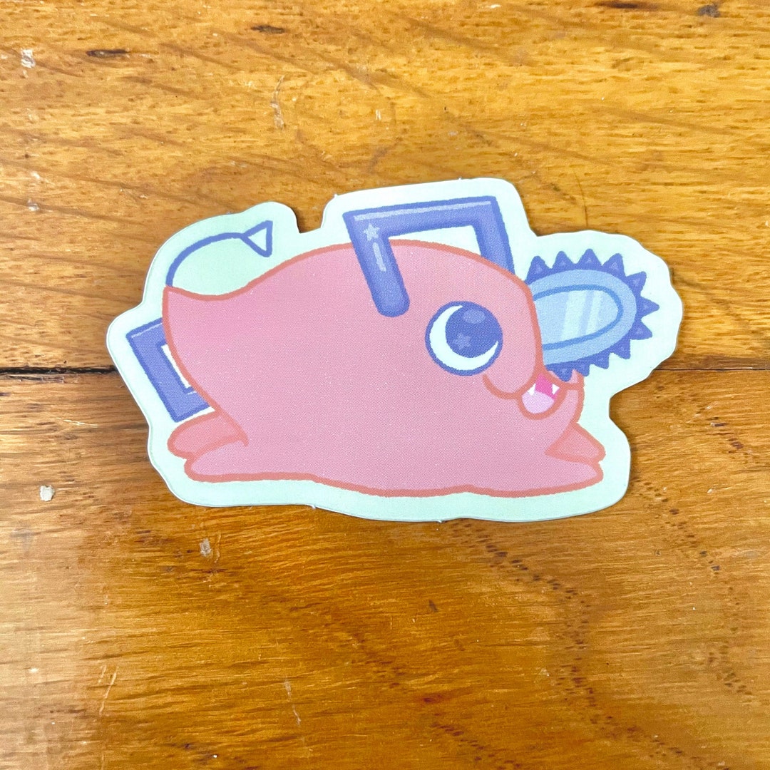 Chainsaw Power Tool Puppy Sticker - Etsy