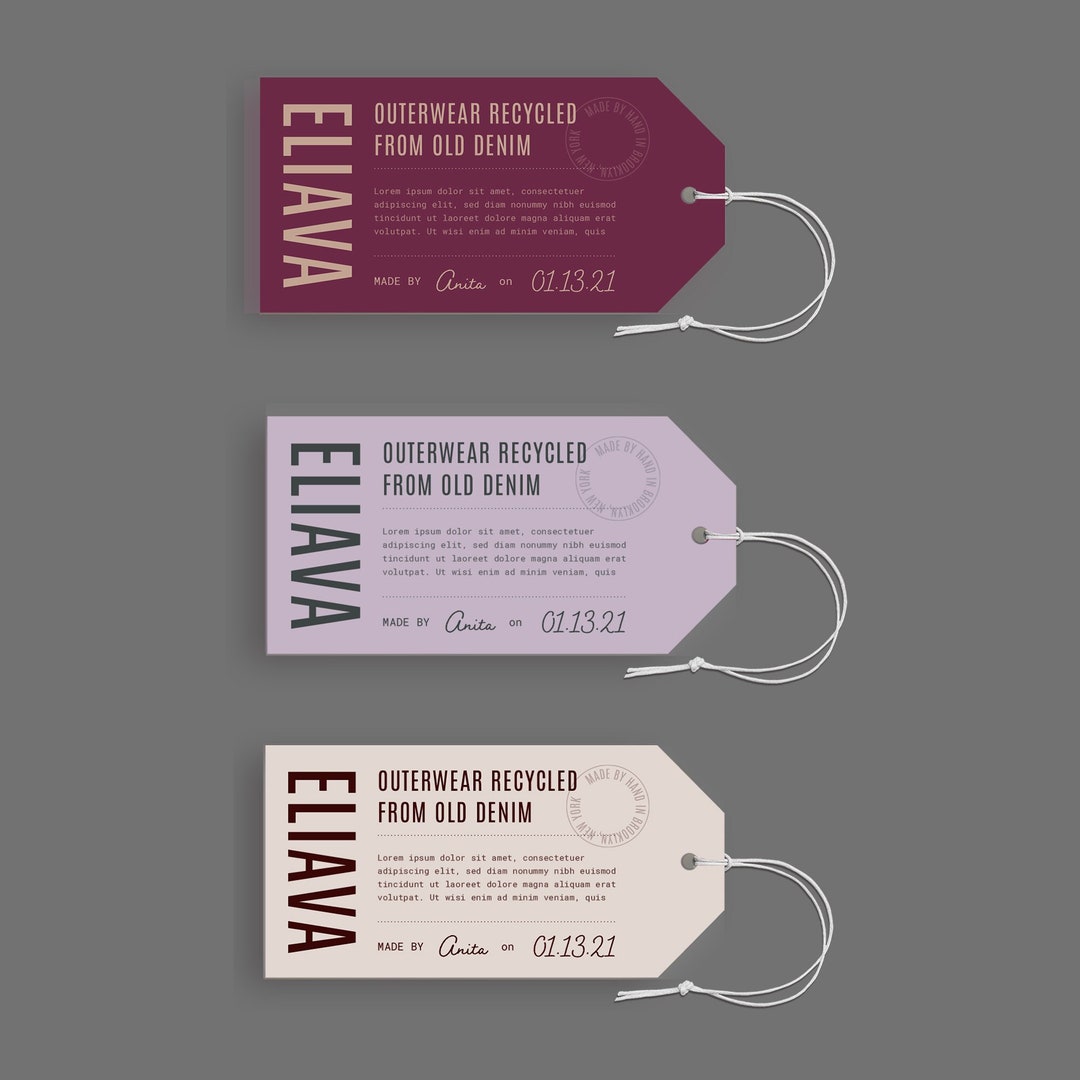 Clothing Tags Custom | Clothing Tags Labels | Clothing Tags for Small ...