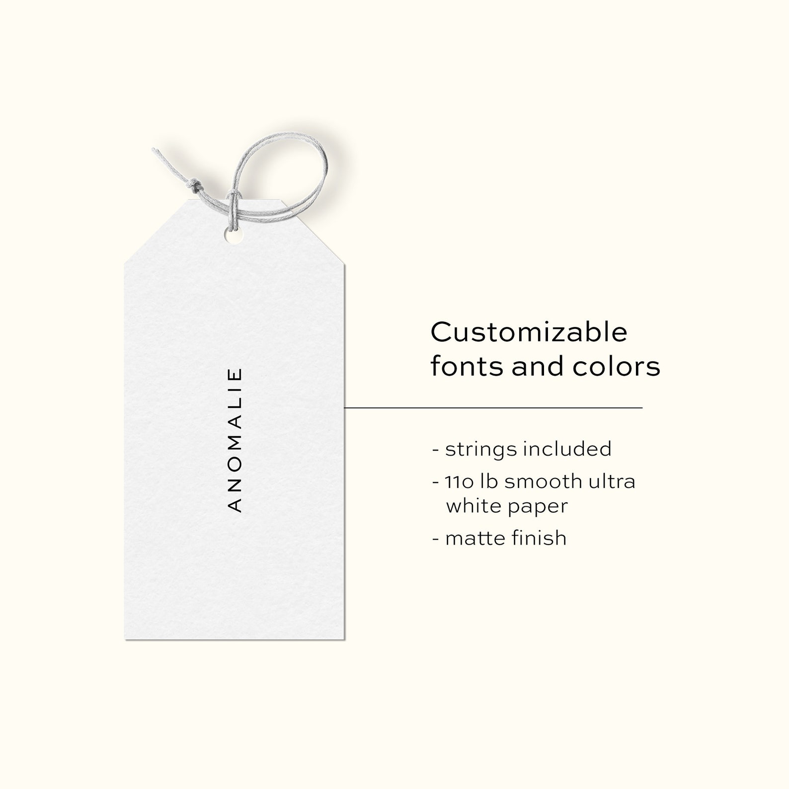 Editable Hang Tag Template Apparel Labels Printable Swing - Etsy