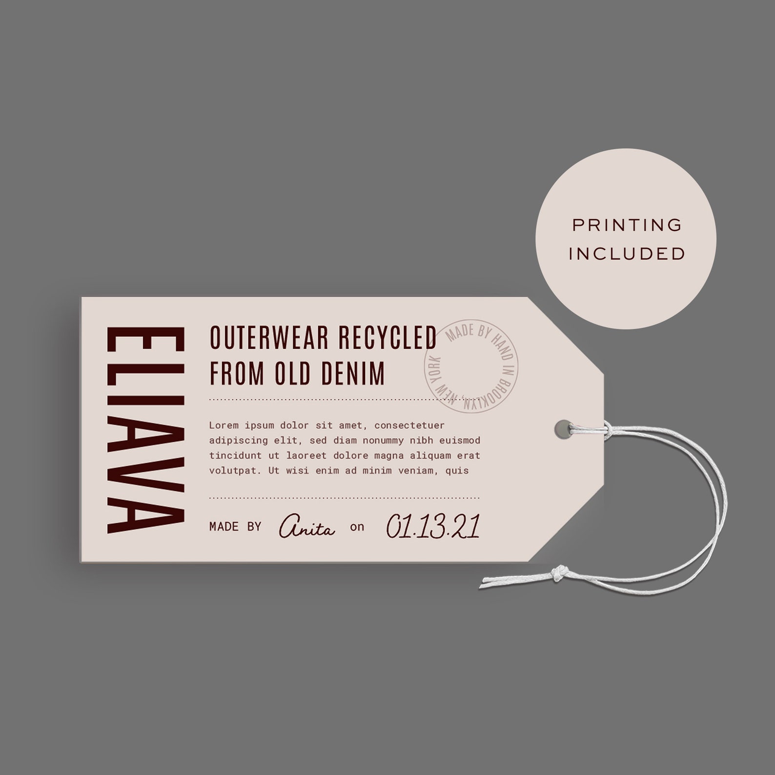 Clothing Tags Custom Clothing Tags Labels Clothing Tags - Etsy