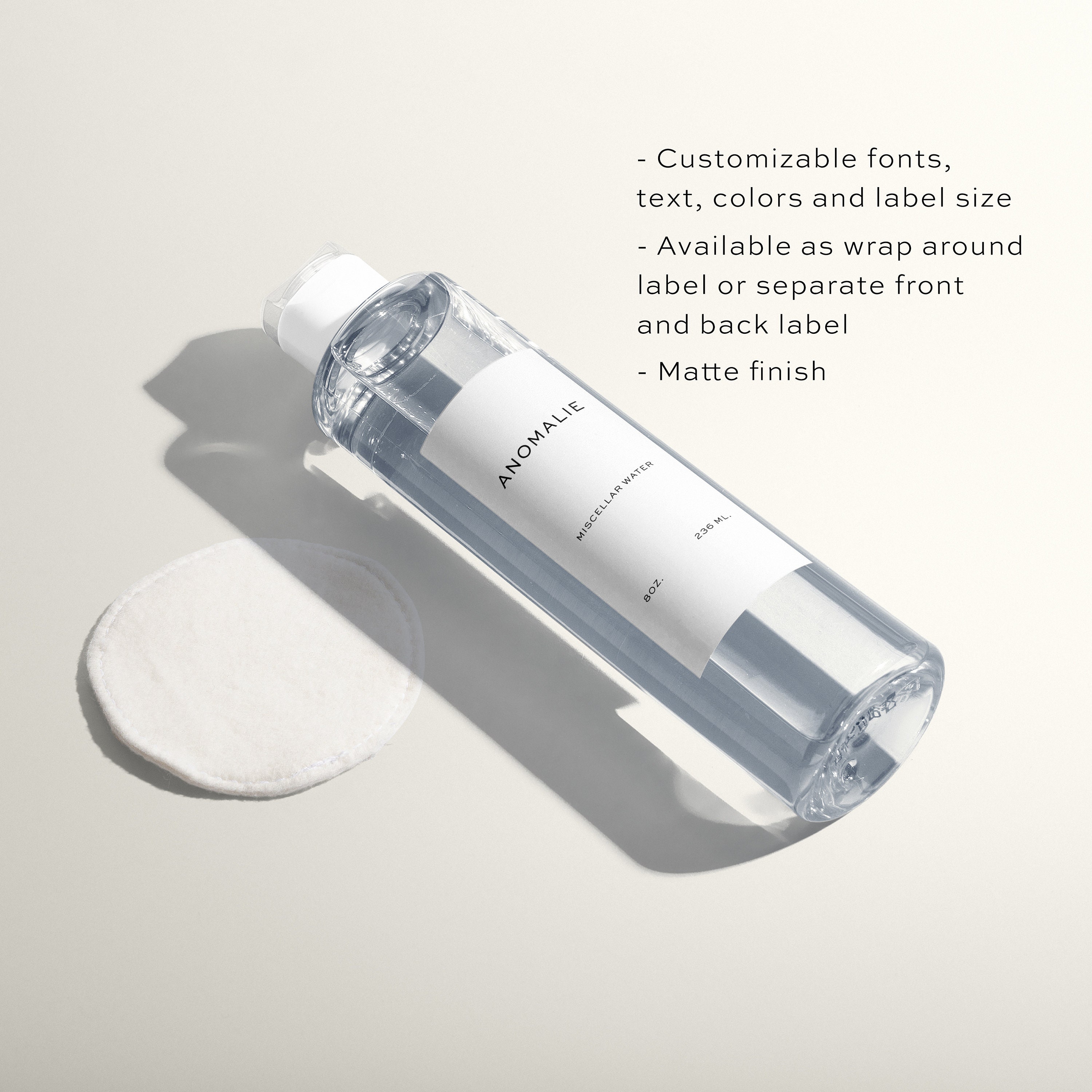 Modern Bottle Label Minimal Spray Bottle Label Editable - Etsy