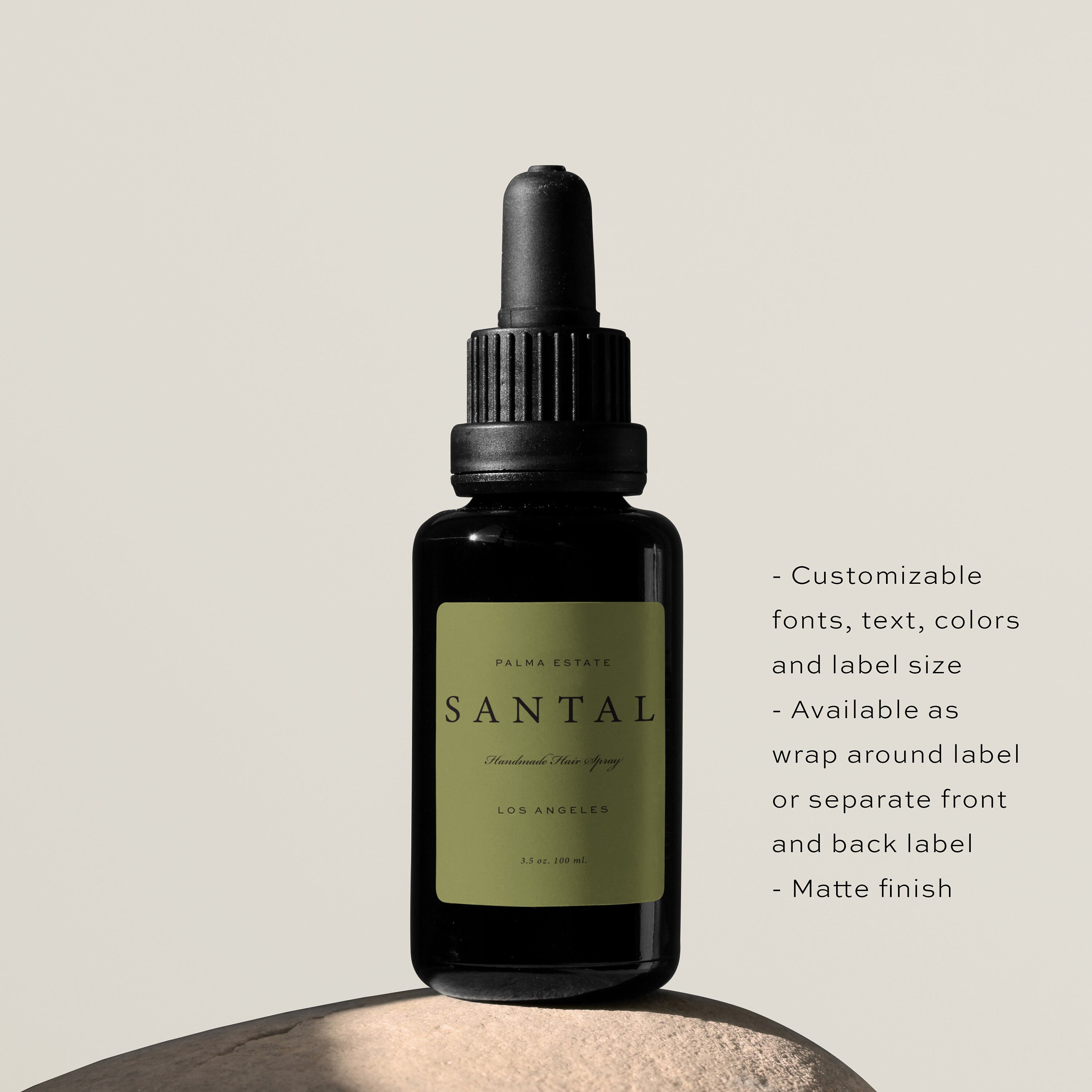 Luxury Cosmetic Label Minimal Cosmetic Label Editable | Etsy