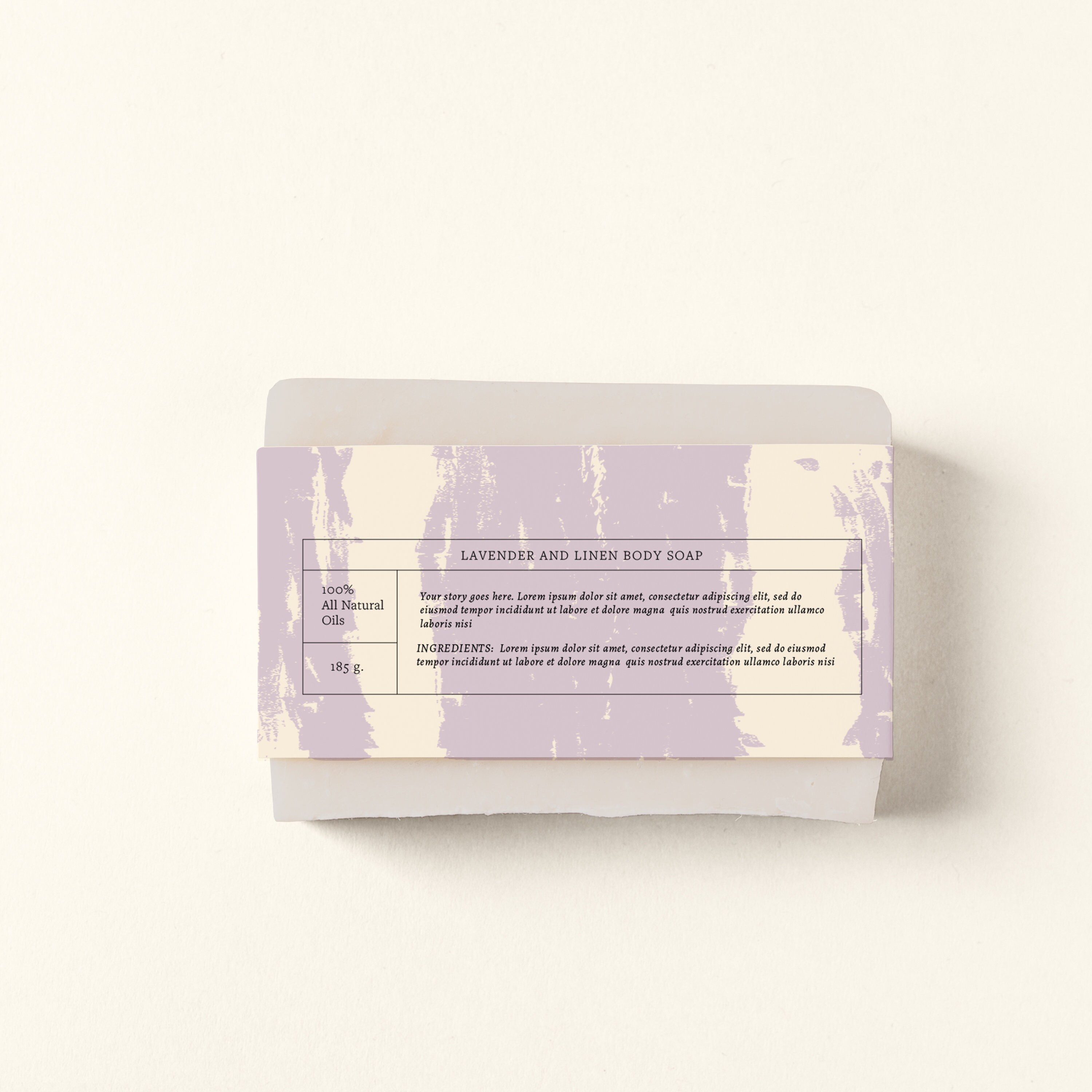 Custom Belly Band Luxury Soap Label Template Printable | Etsy