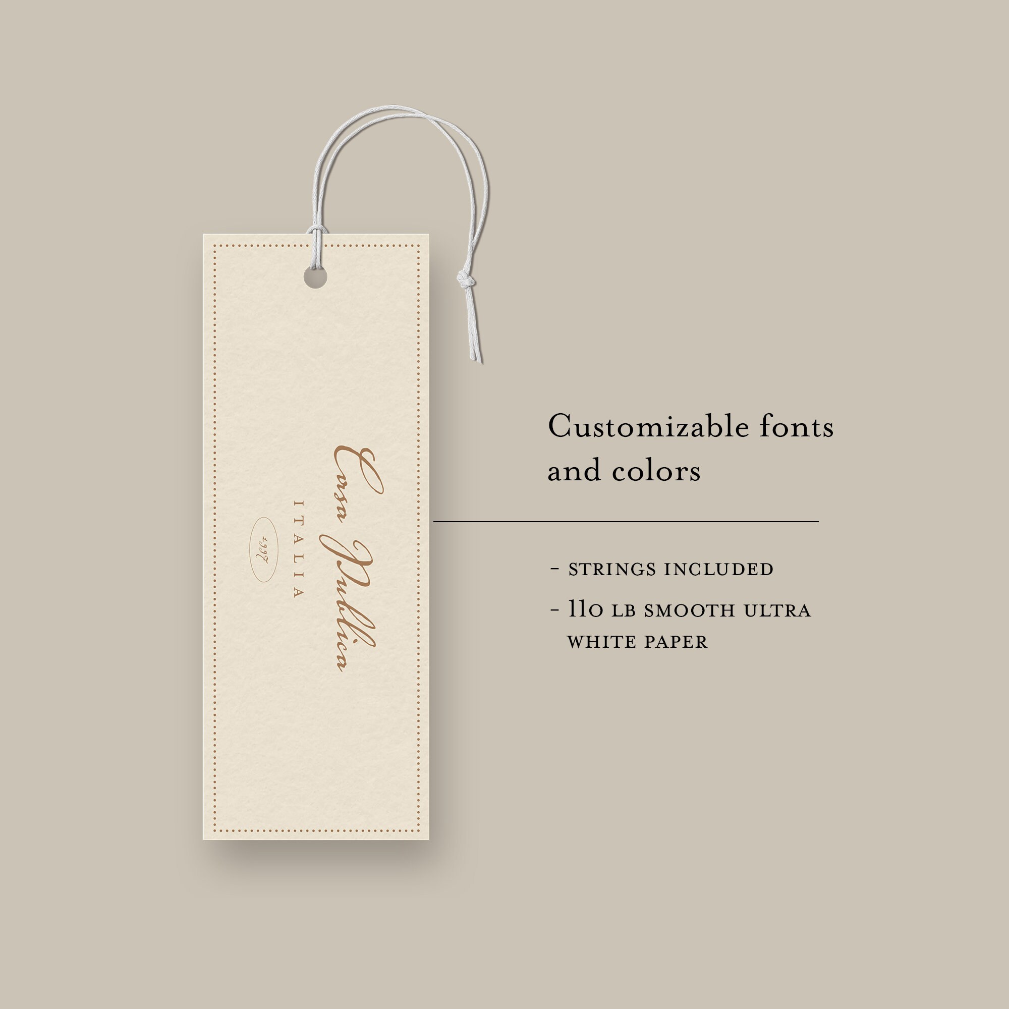 Custom Hang Tag Luxury Hang Tag Template Printable Hang - Etsy