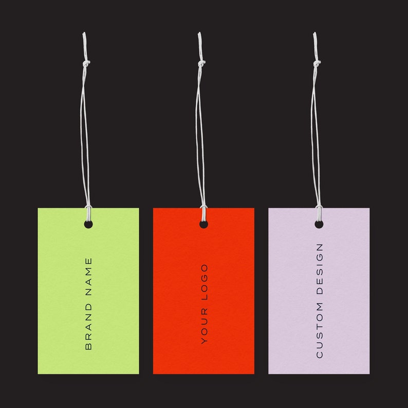 Hang Tags for Clothing Hang Tag for Apparel Hang Tag - Etsy