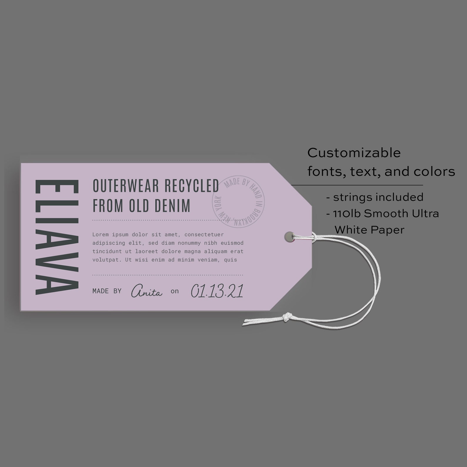 Clothing Tags Custom Clothing Tags Labels Clothing Tags - Etsy