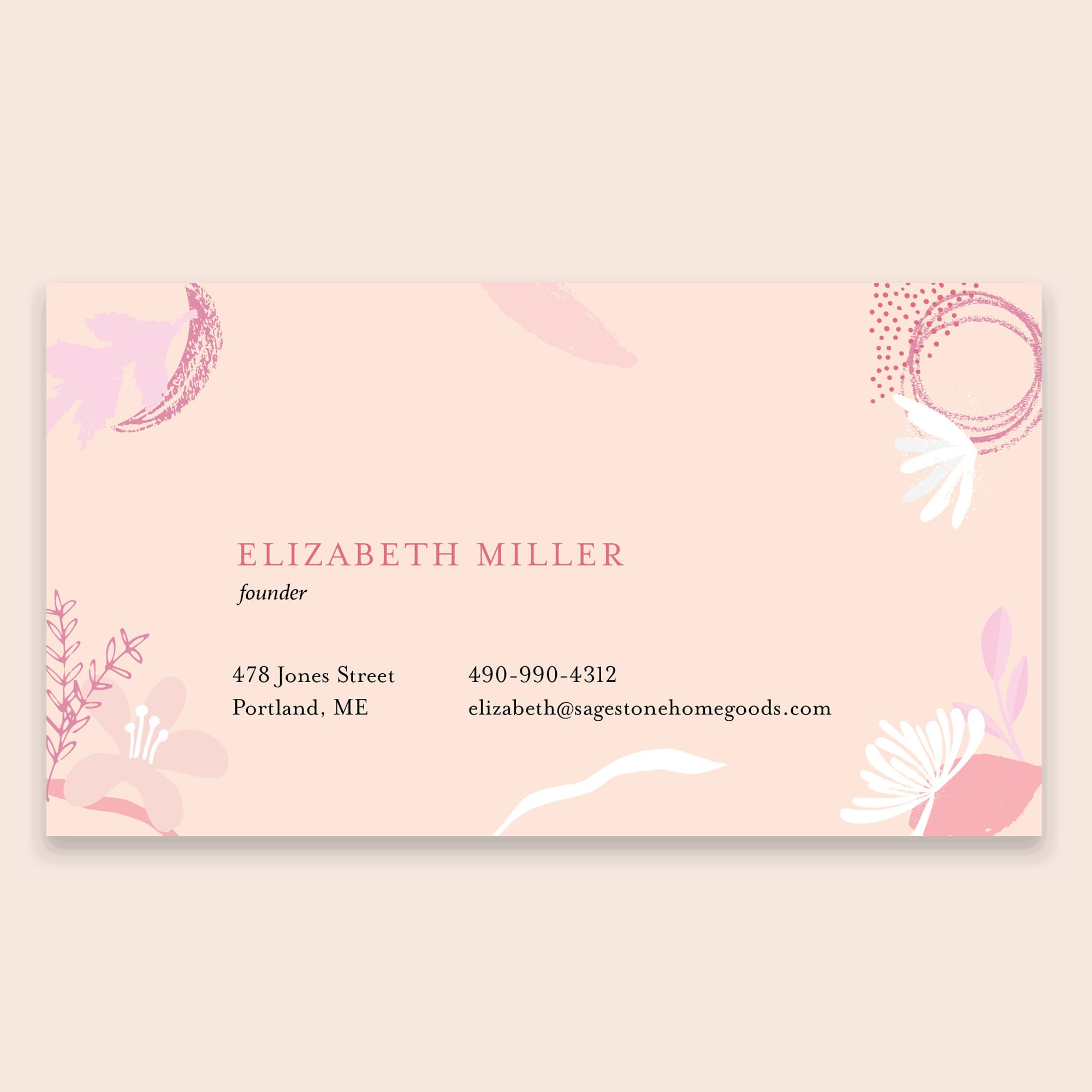 Custom Business Card Printable Business Card Small | Etsy