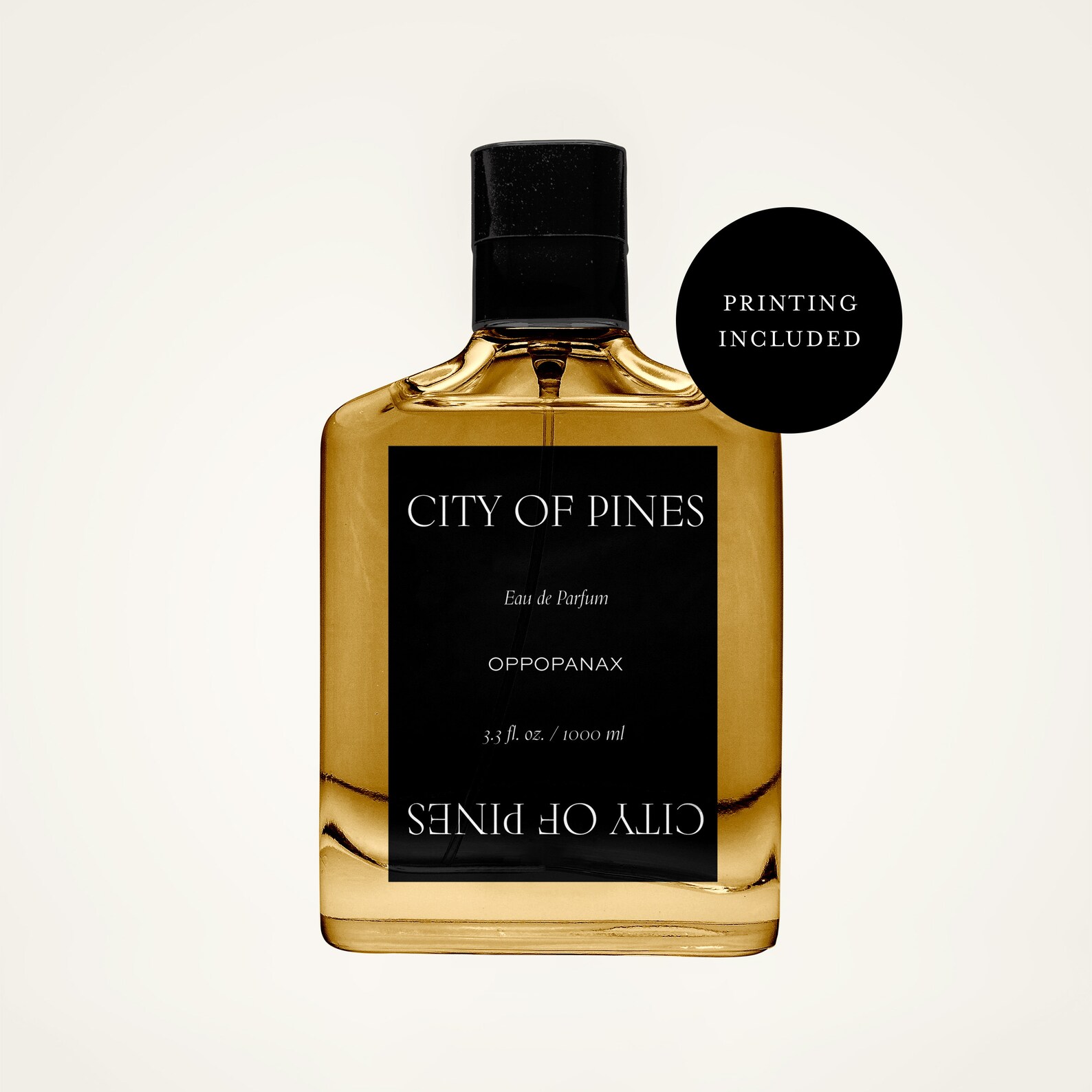 Etiqueta de perfume de lujo / etiqueta de botella moderna / | Etsy
