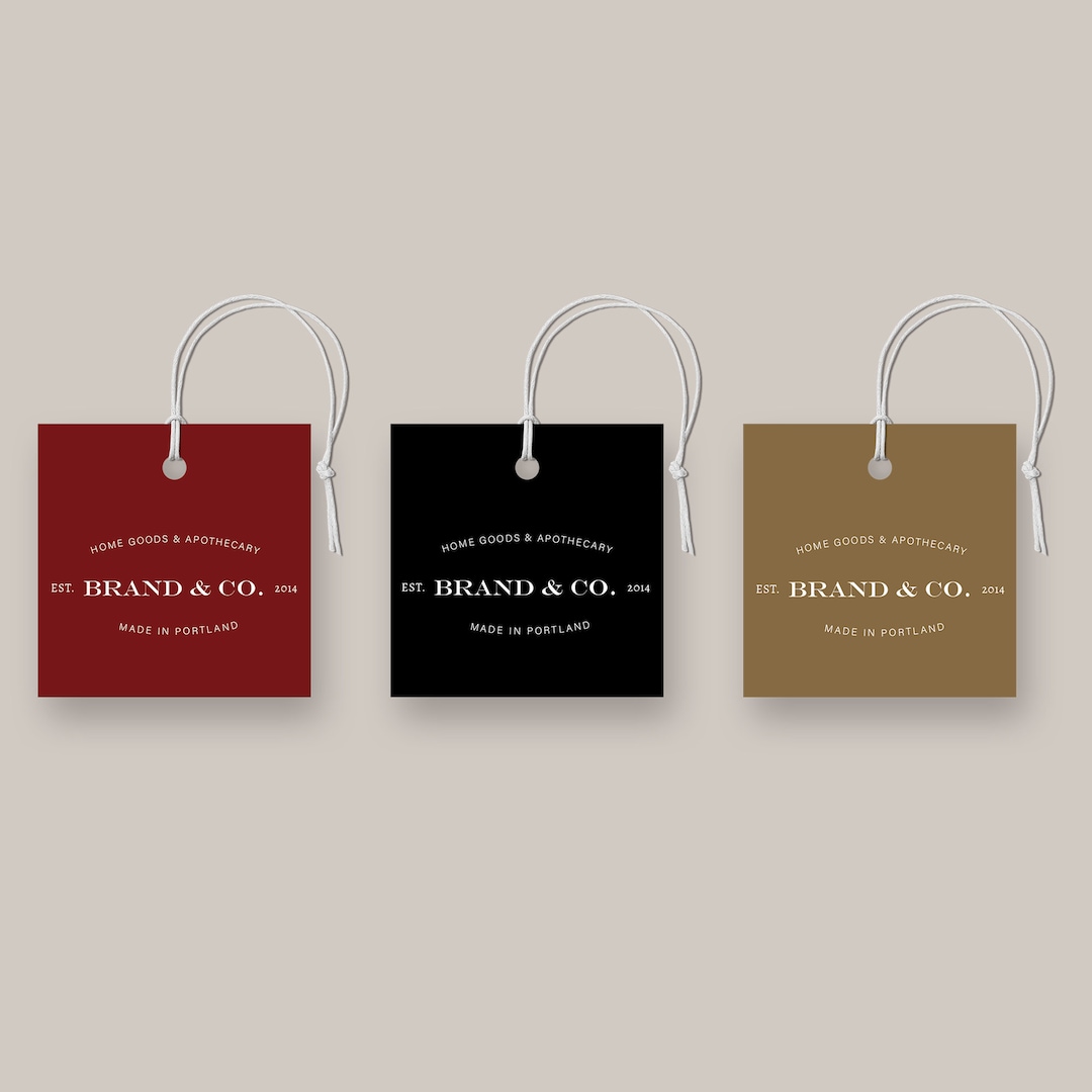 Thank You Tag | Custom Clothing Labels | Product Swing Tags ...