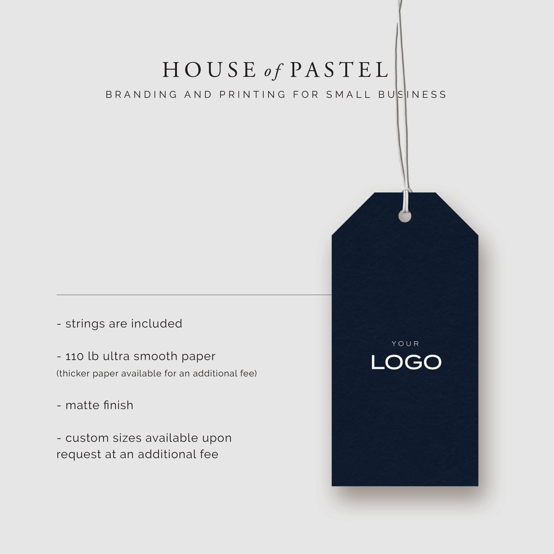 Hang Tags for Clothing Hang Tag for Apparel Hang Tag | Etsy