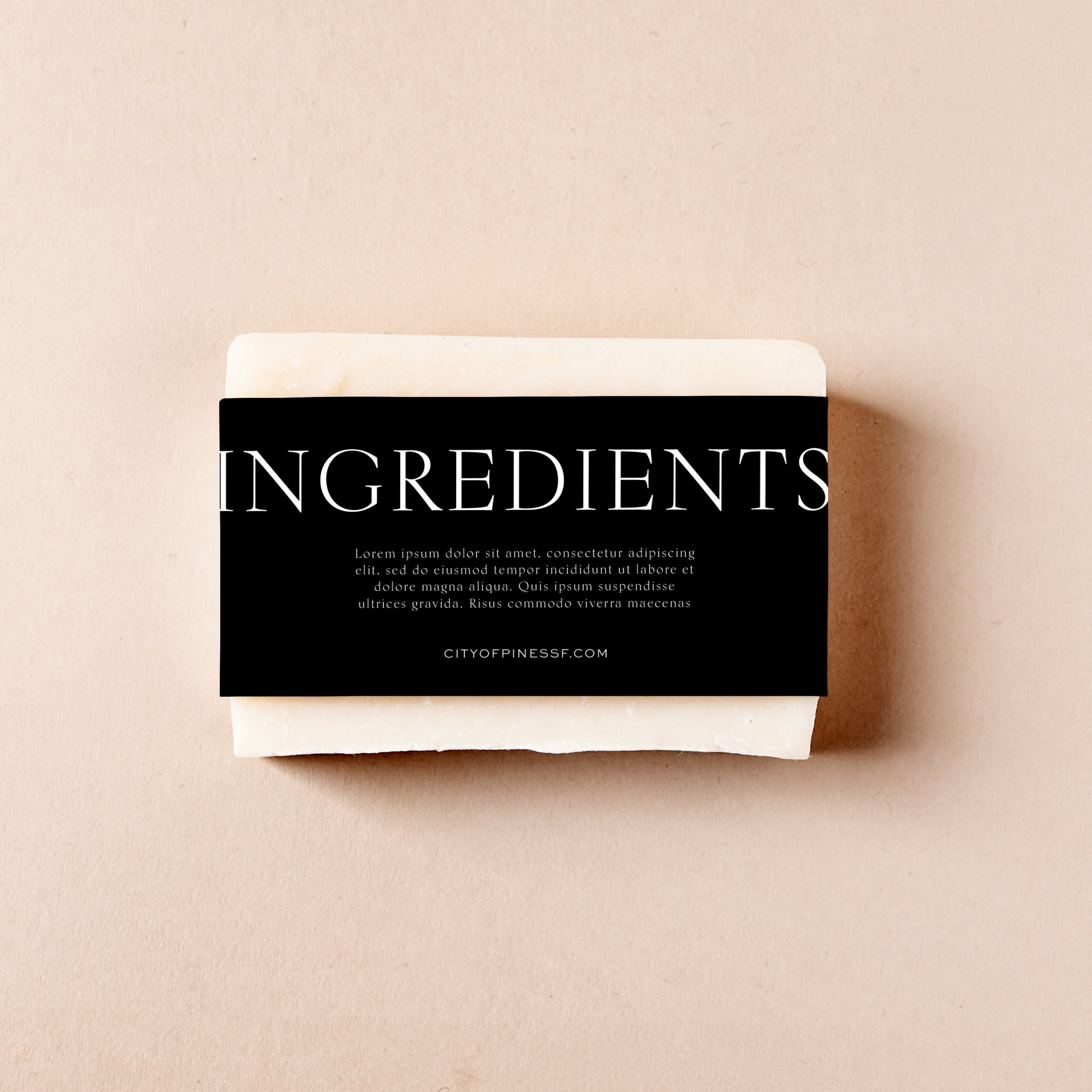 Custom Belly Band Modern Soap Label Template Printable | Etsy