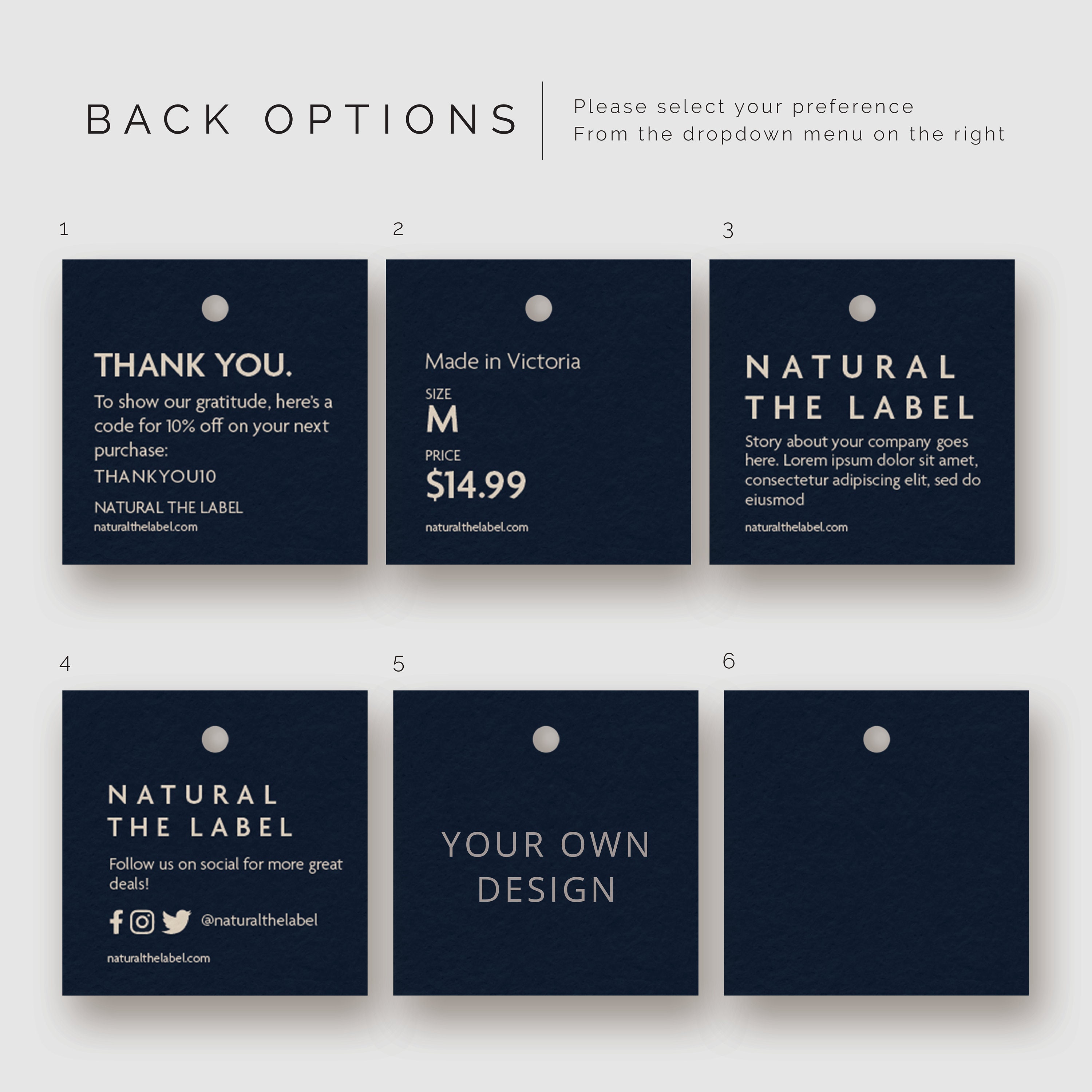 Hang Tags for Clothing Hang Tag for Apparel Hang Tag - Etsy