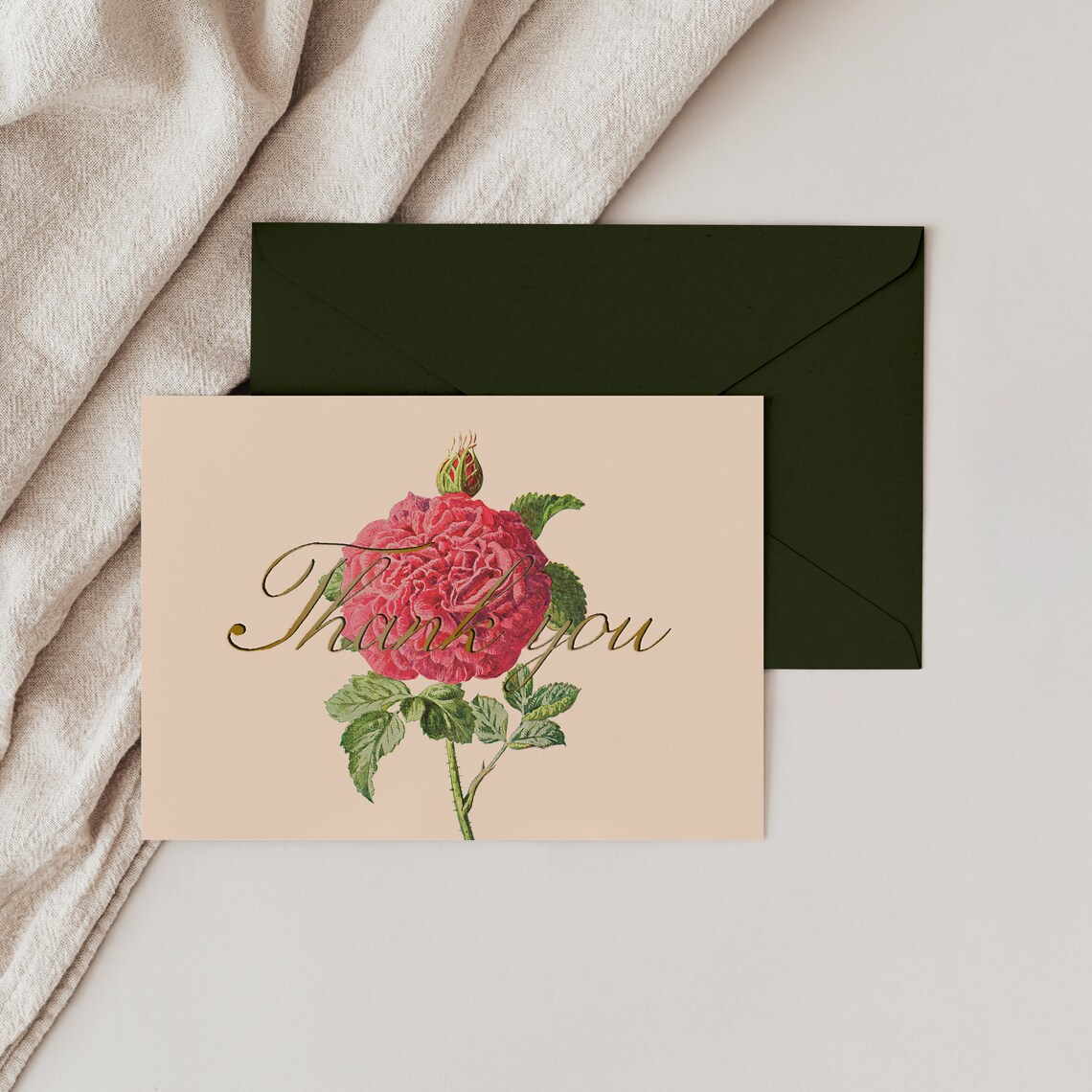 Luxury Thank You Insert Card Printable Thank You for Your | Etsy