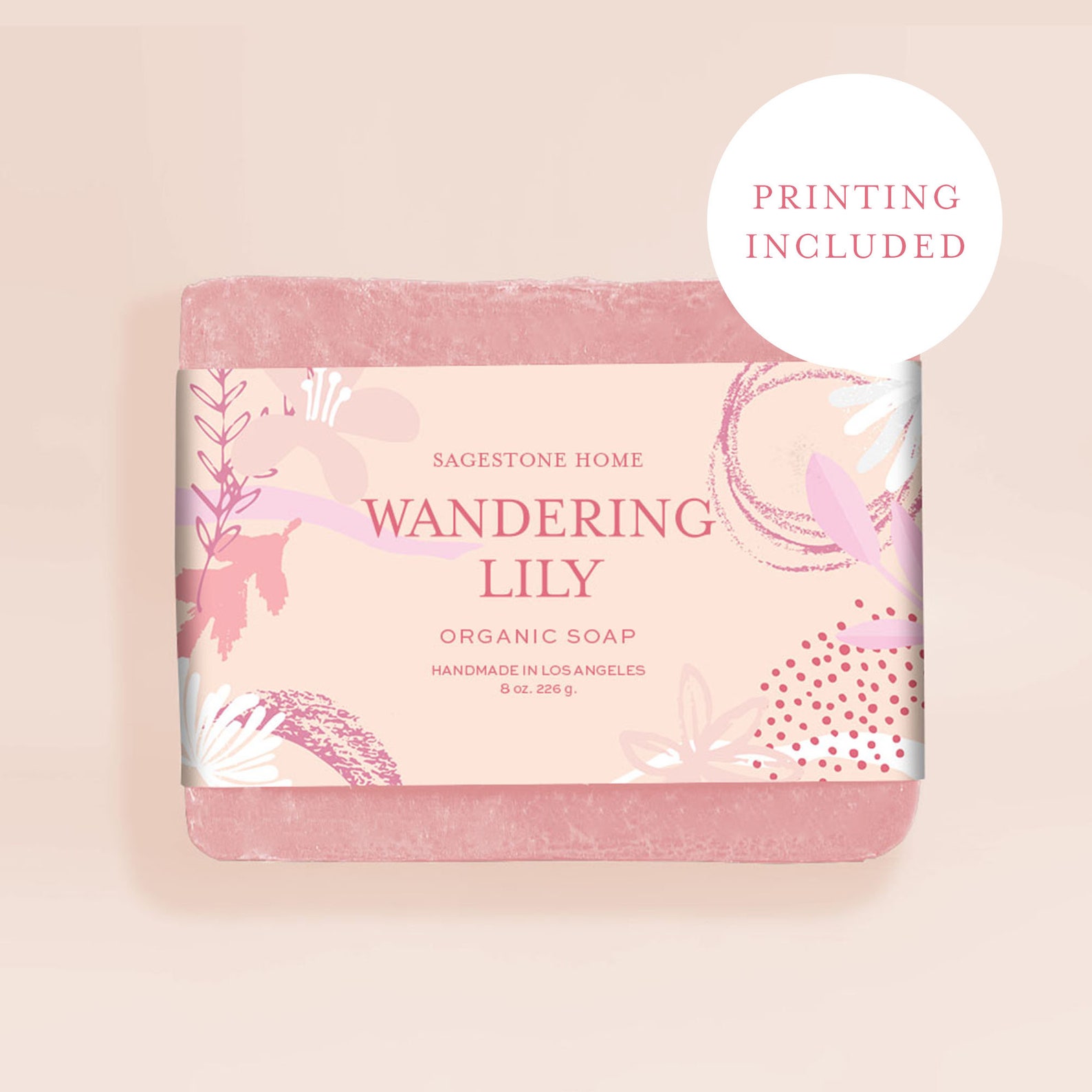 Custom Belly Band Abstract Soap Label Template Printable - Etsy