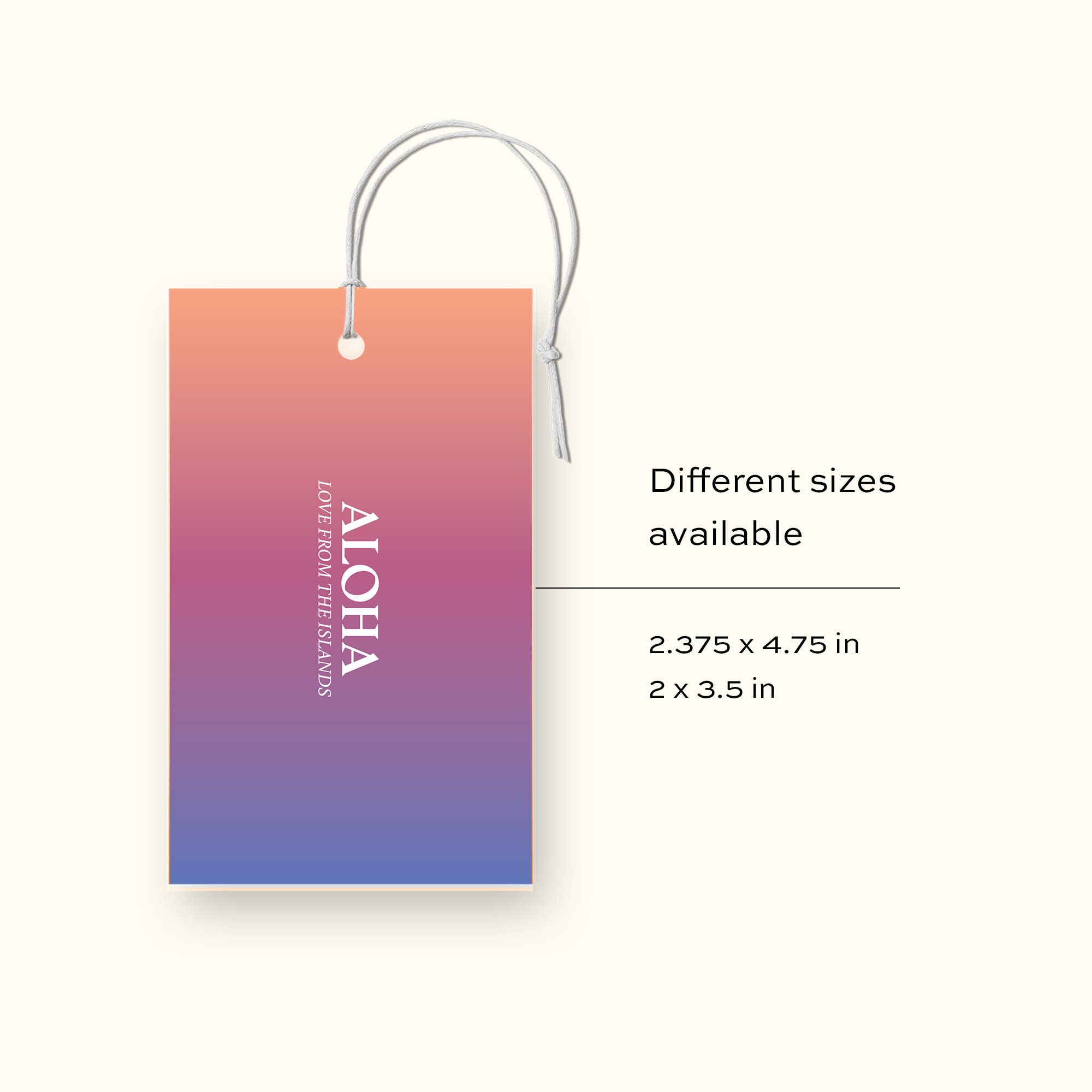 Hang Tags for Clothing Hang Tag for Apparel Hang Tag - Etsy