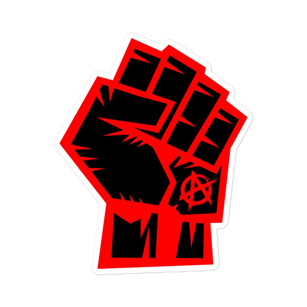 Rebellion Fist Sticker - Etsy